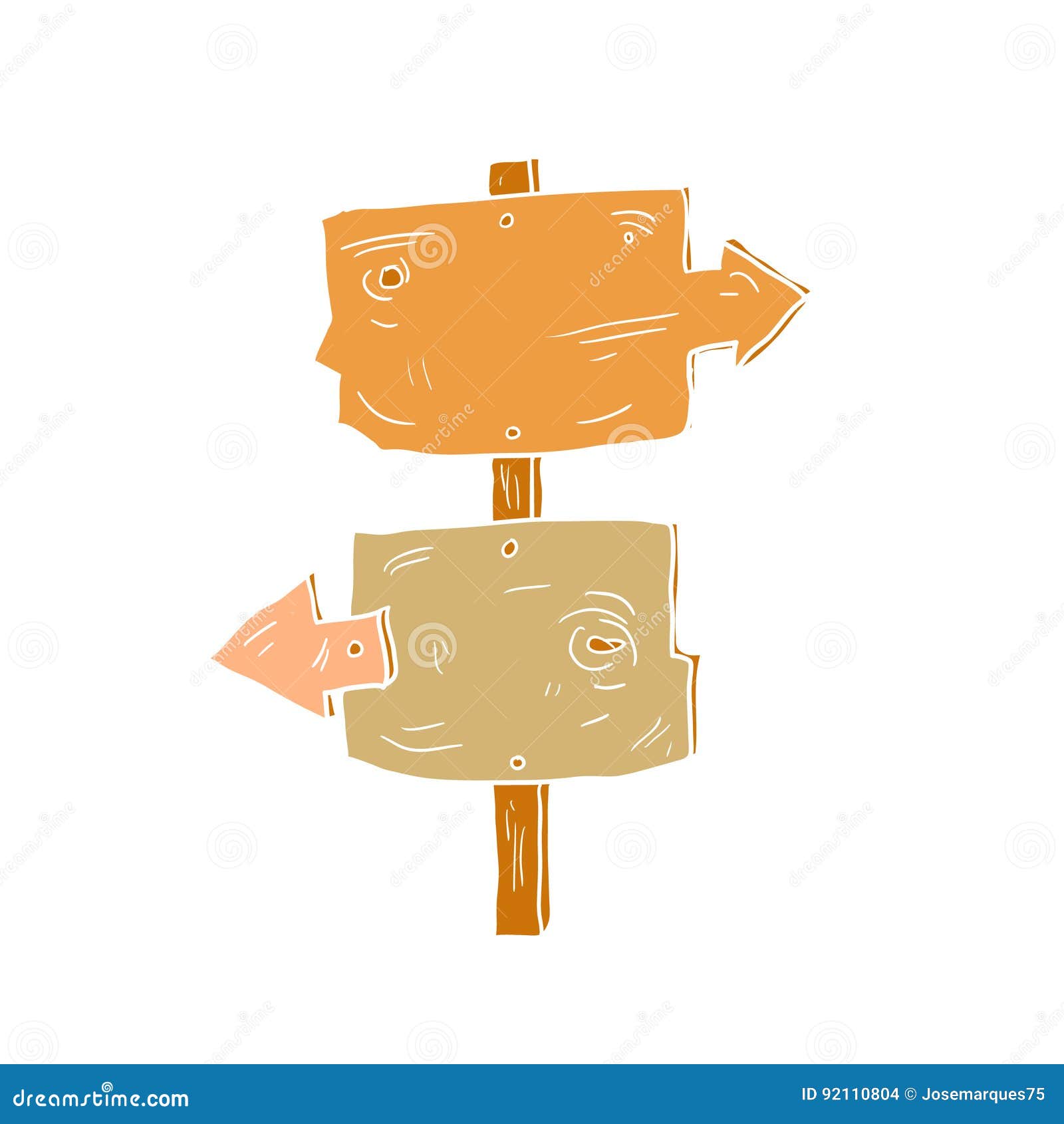 Cartoon sign illustration stock vector. Illustration of aiming - 92110804