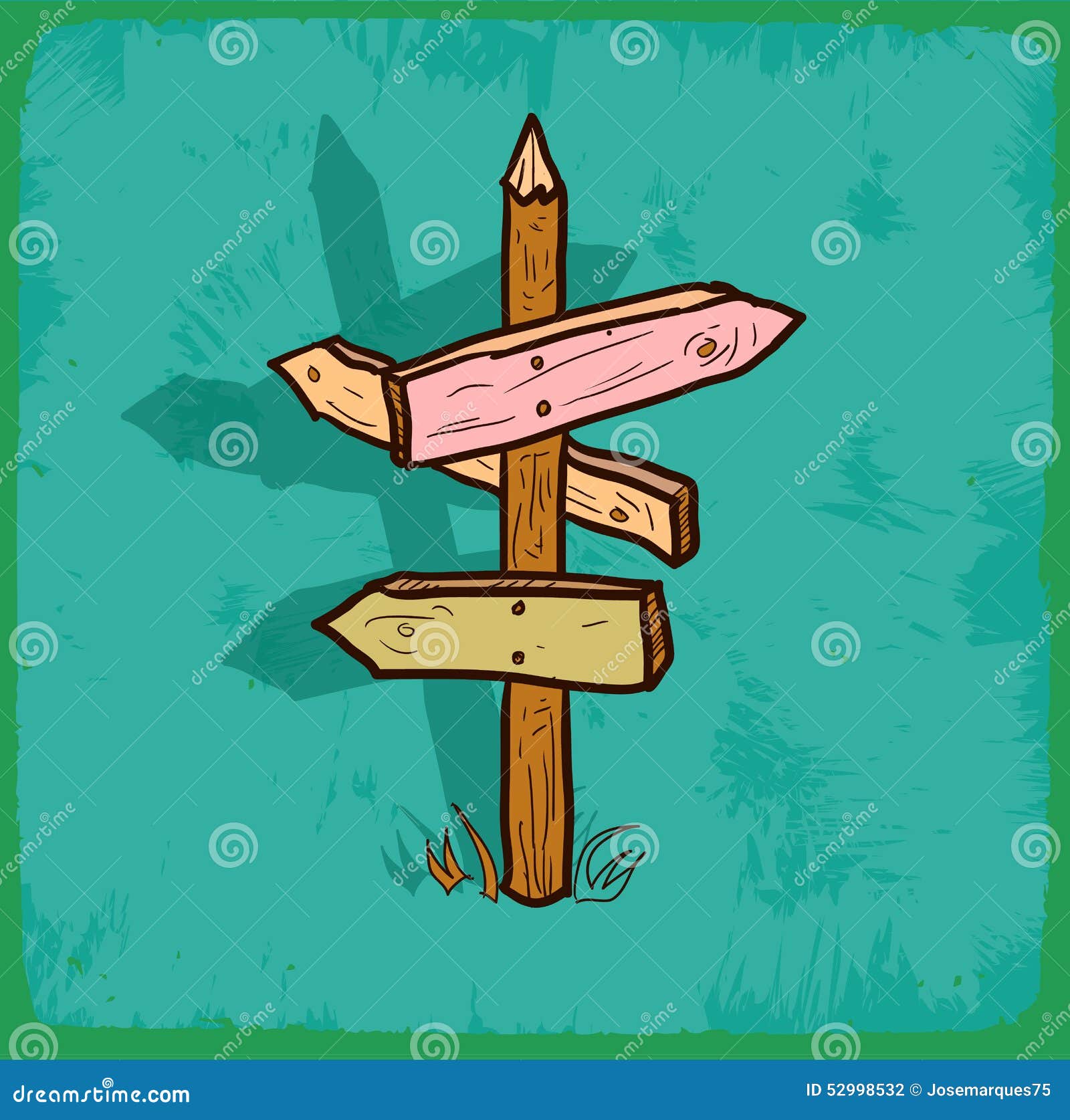 Cartoon Sign Illustration , Vector Icon. Stock Vector - Illustration of ...