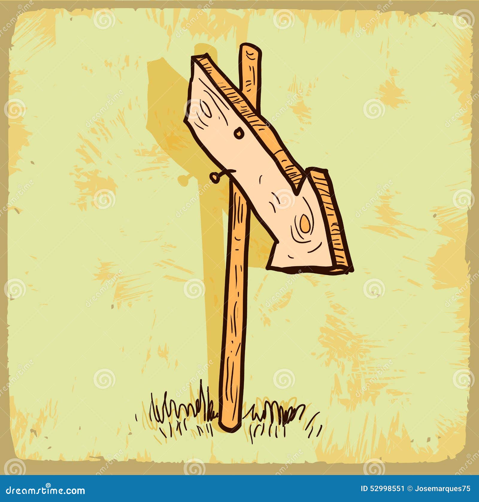 Cartoon Sign Illustration , Vector Icon. Stock Vector - Illustration of ...