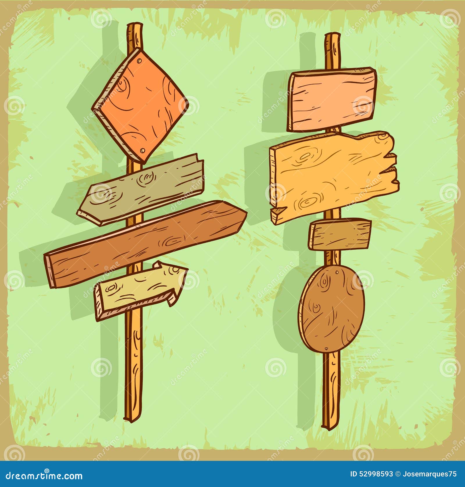 Cartoon Sign Illustration , Vector Icon. Stock Vector - Illustration of ...