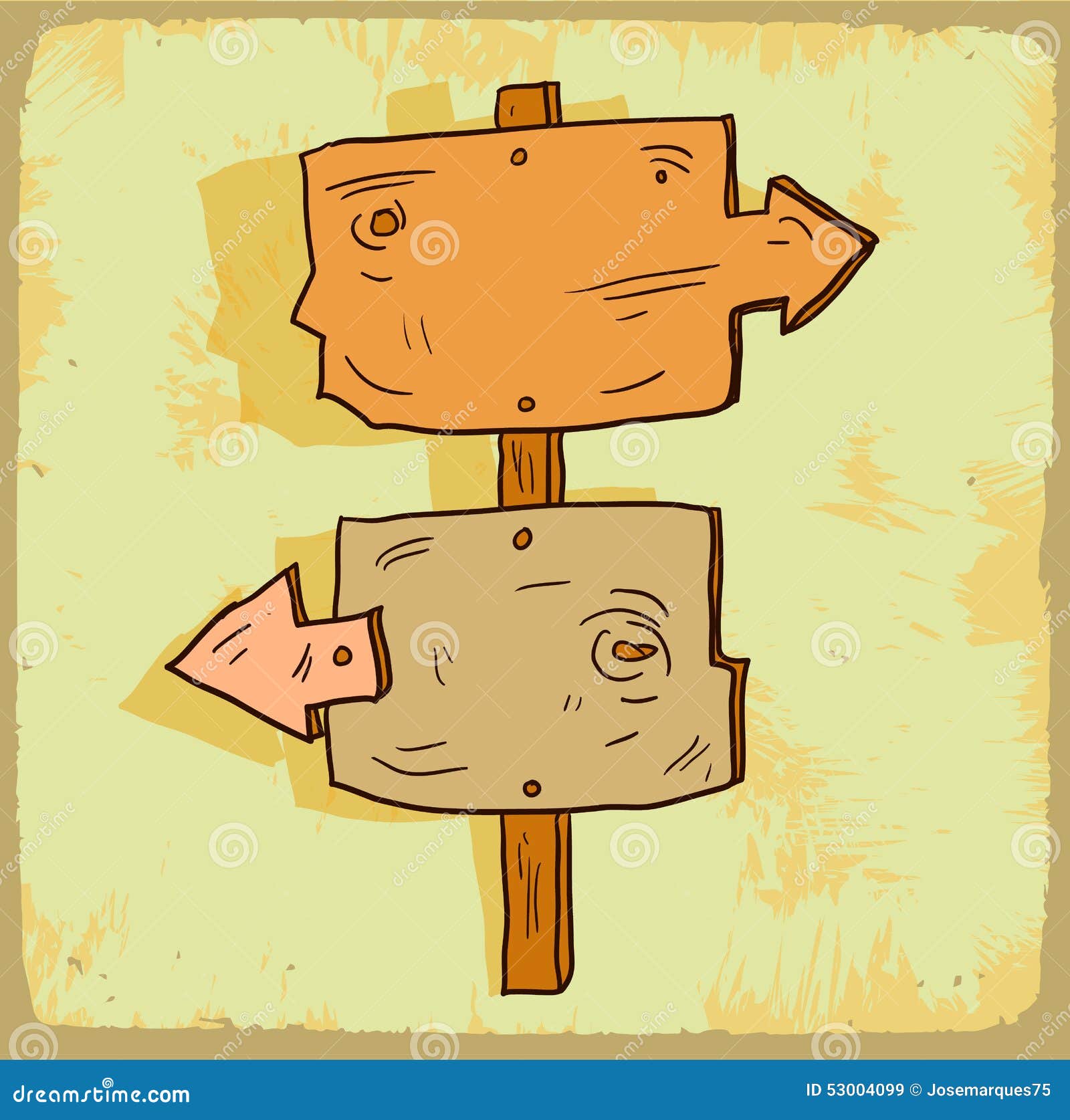 Cartoon Sign Illustration , Vector Icon. Stock Vector - Illustration of ...