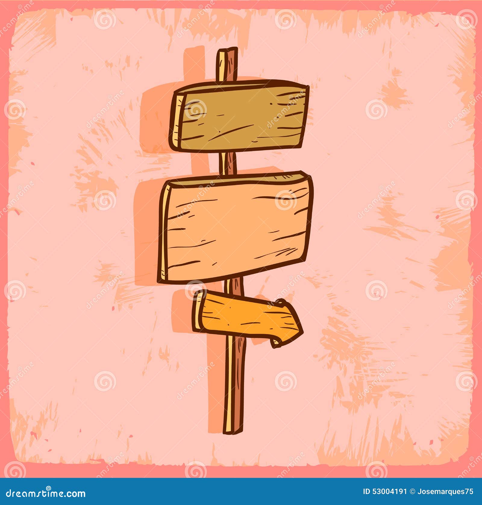 Cartoon Sign Illustration , Vector Icon. Stock Vector - Illustration of ...