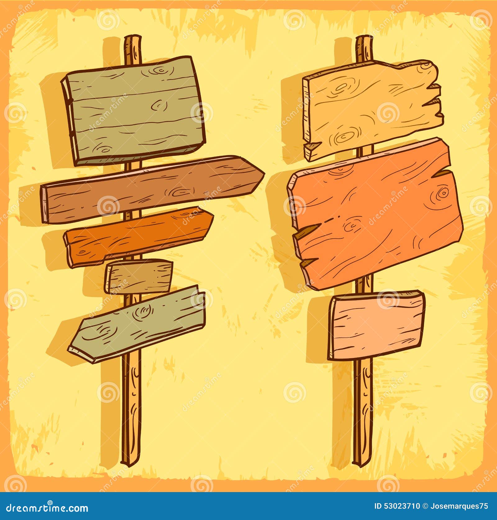 Cartoon Sign Illustration , Vector Icon. Stock Vector - Illustration of ...