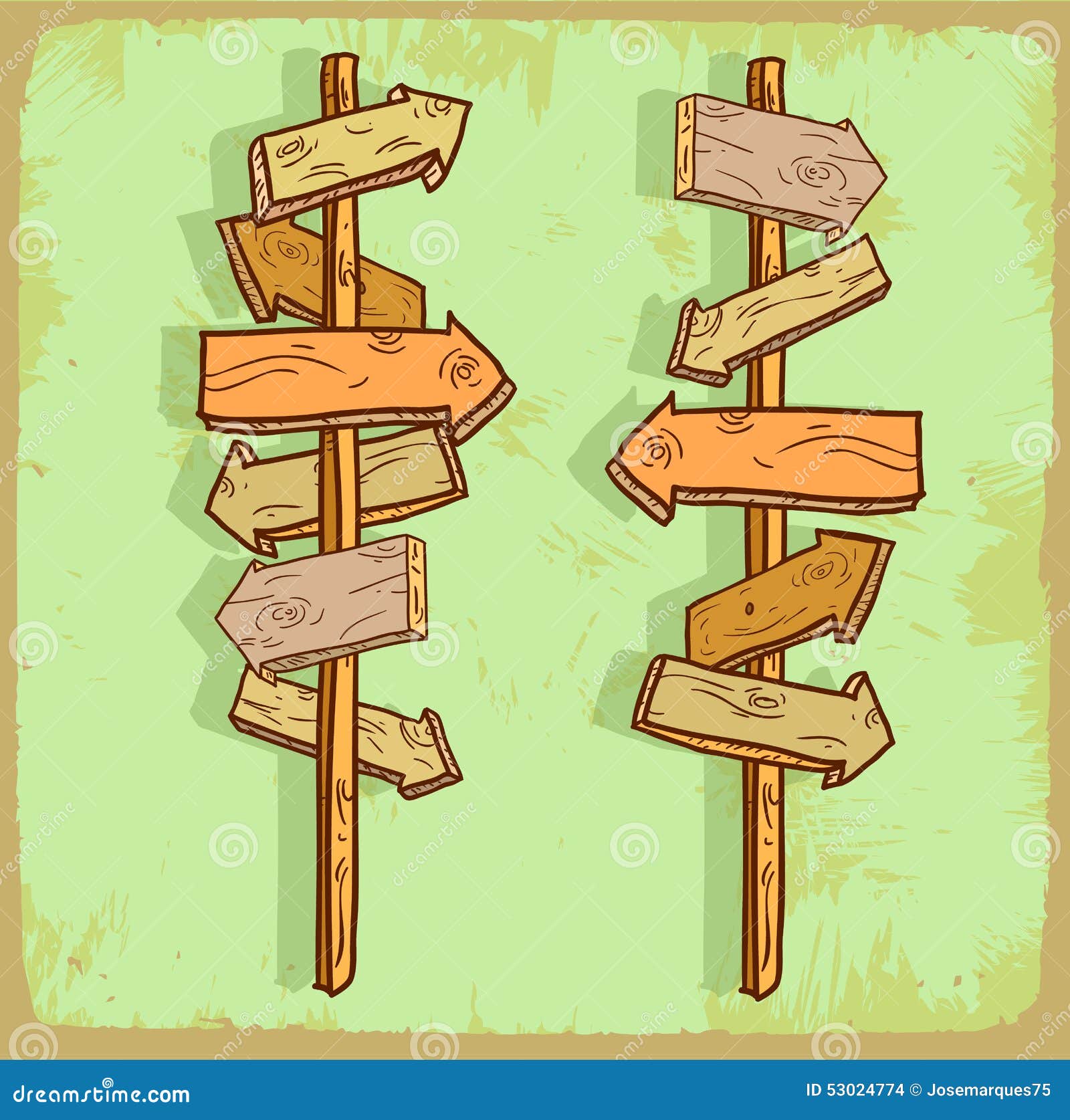 Cartoon Sign Illustration , Vector Icon. Stock Vector - Illustration of ...