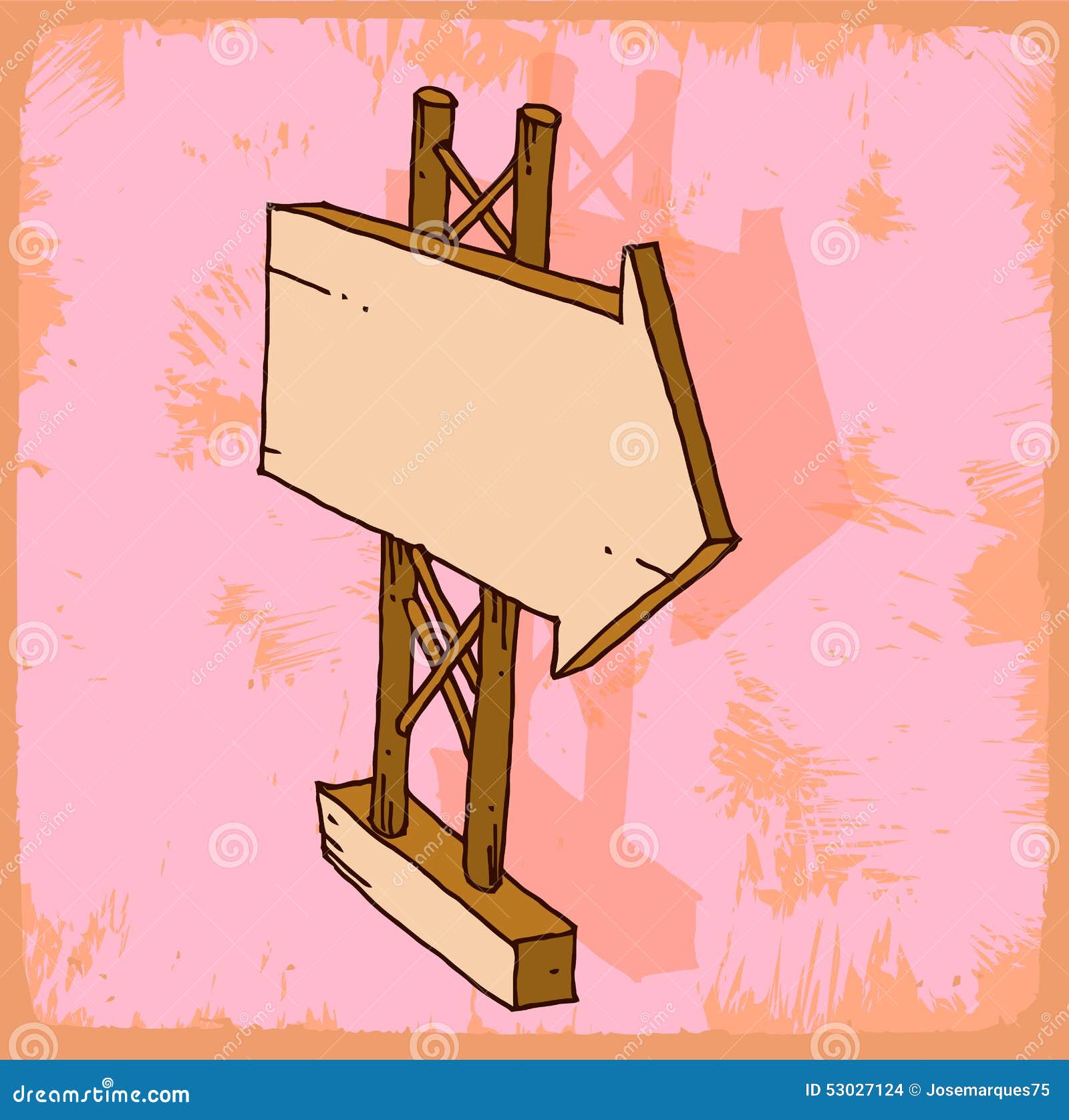 Cartoon Sign Illustration , Vector Icon. Stock Vector - Illustration of ...