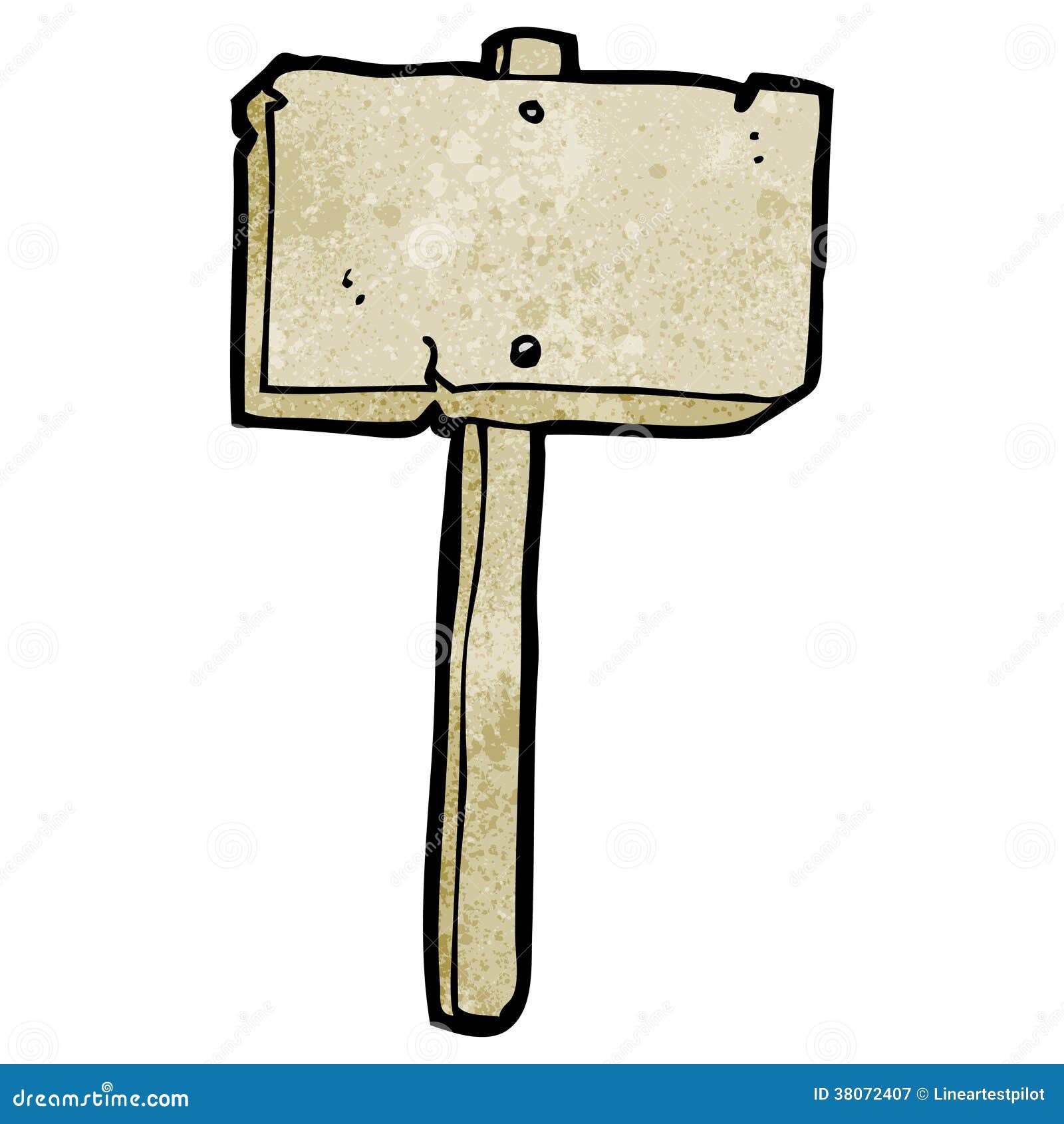 Cartoon sign post stock illustration. Illustration of texture - 38072407