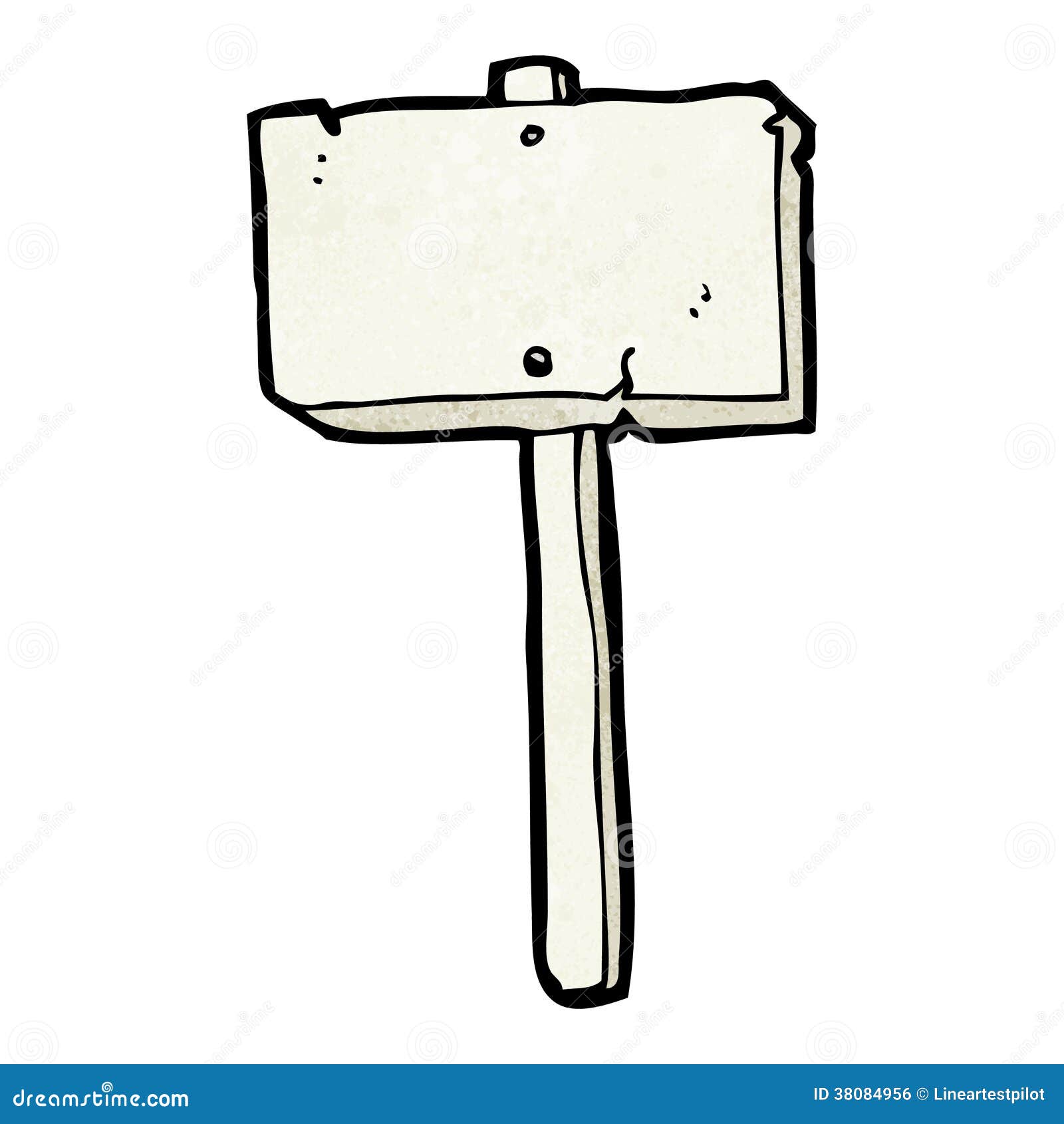 Cartoon sign post stock vector. Illustration of crazy - 38084956