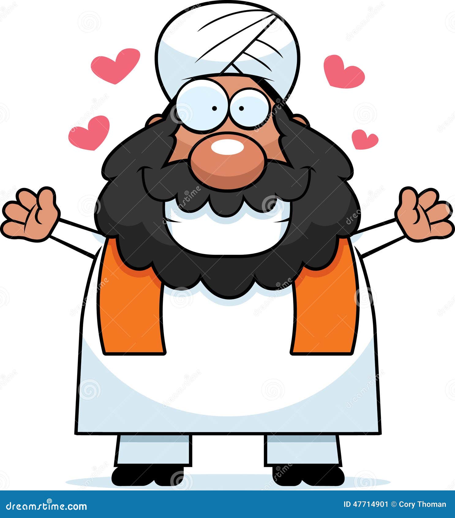 Cartoon Sikh Hug stock vector. Illustration of graphic - 47714901