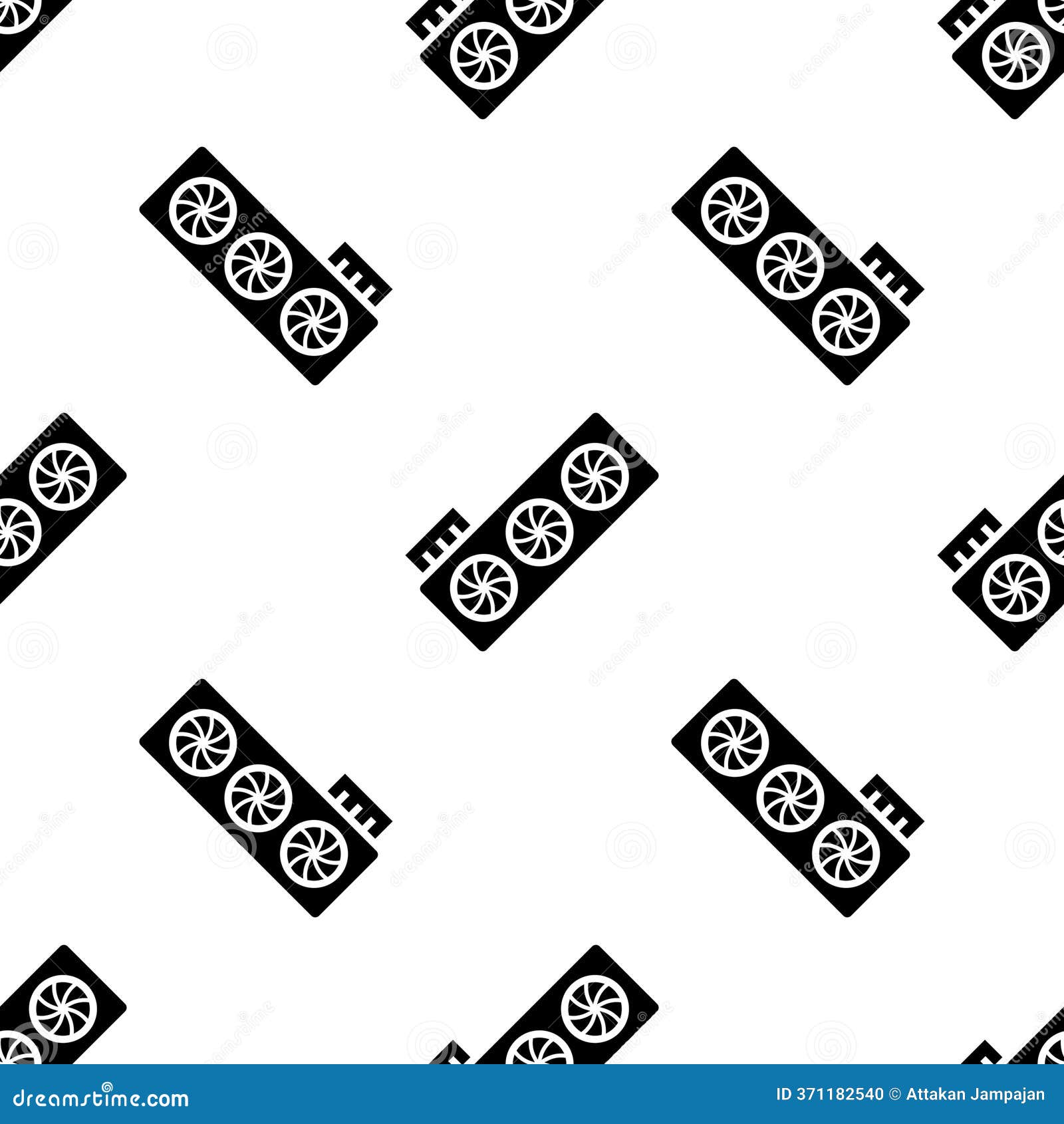 Computer Liquid Cooling System Isometric Blueprints Vector Illustration ...