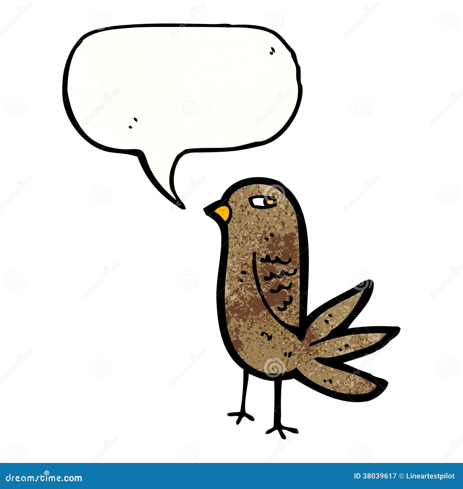 Cartoon Singing Bird | CartoonDealer.com #38039617