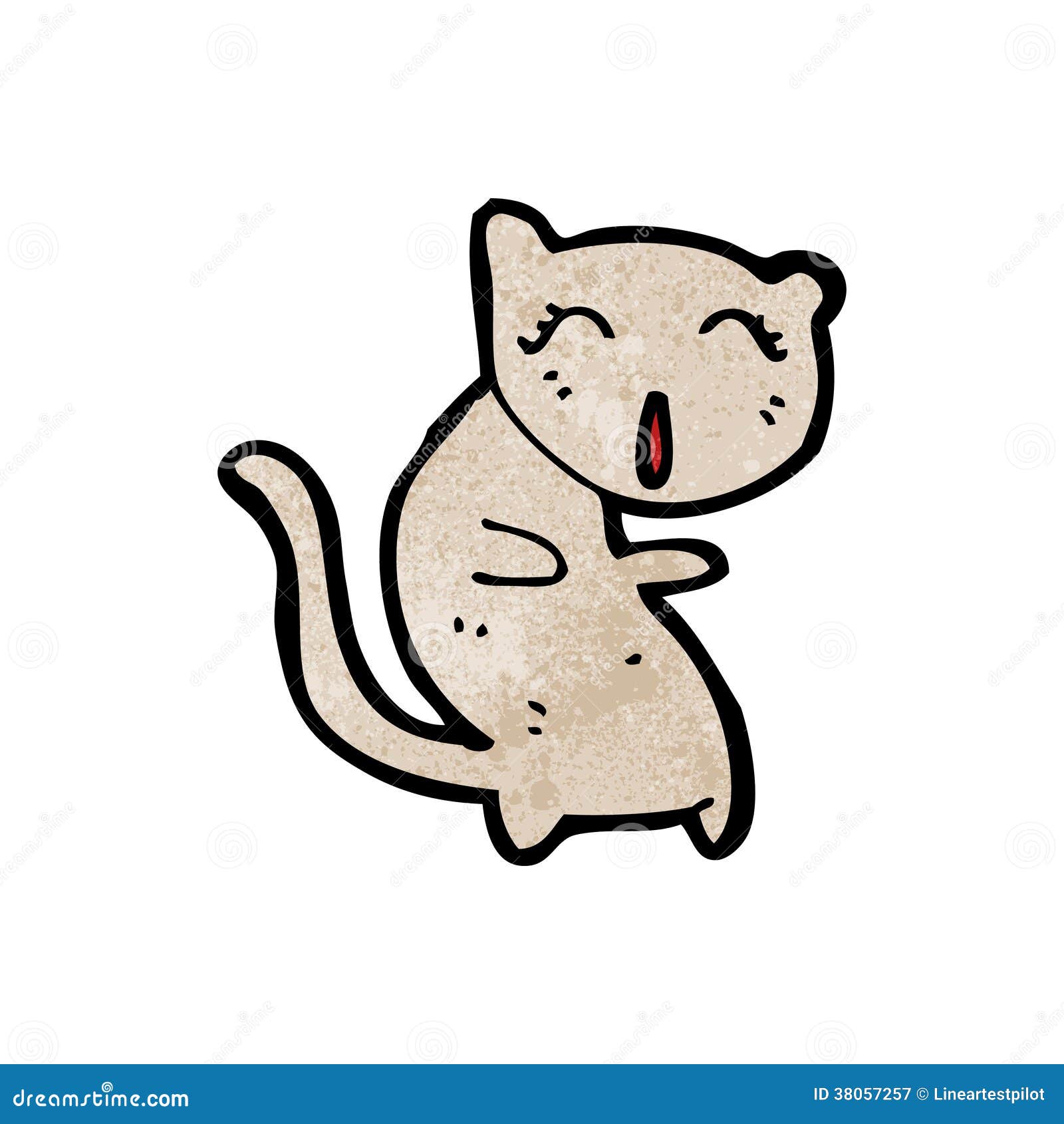 Singing Cat Drawing