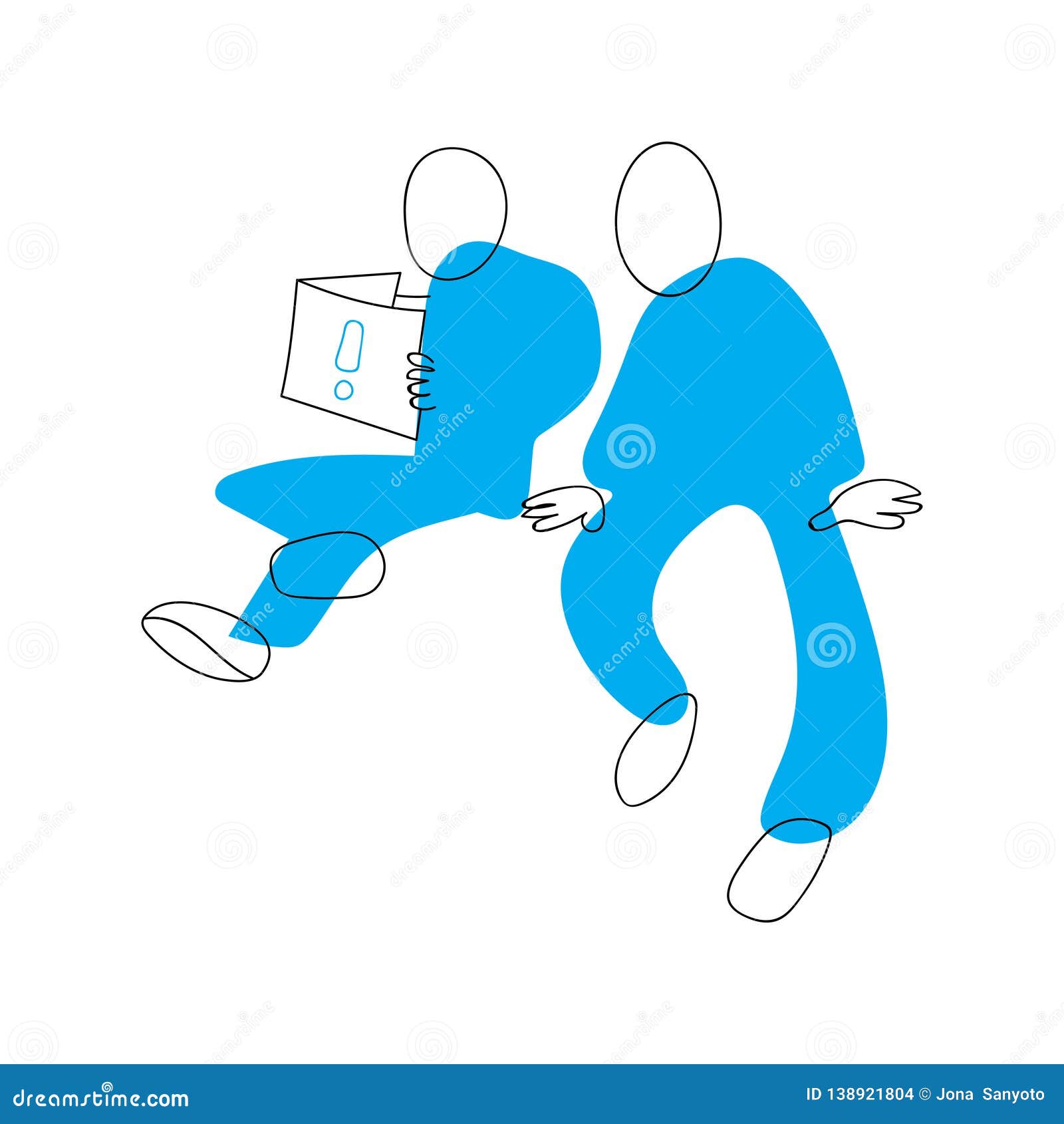 Cartoon Sketch People Vector Illustration Stock Vector - Illustration ...