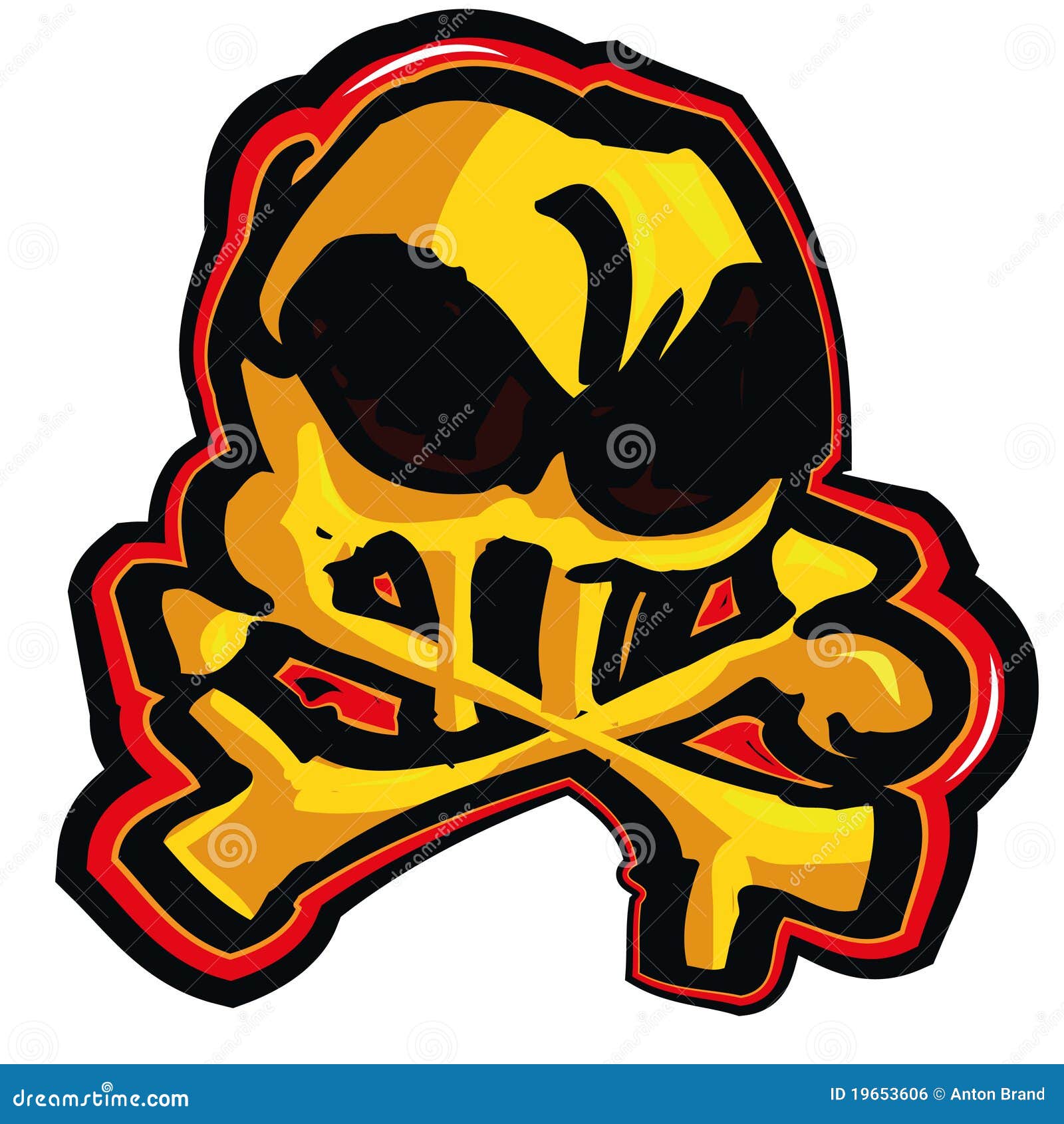 Cartoon Skull Sticking Out Tongue Royalty-Free Stock Photography ...