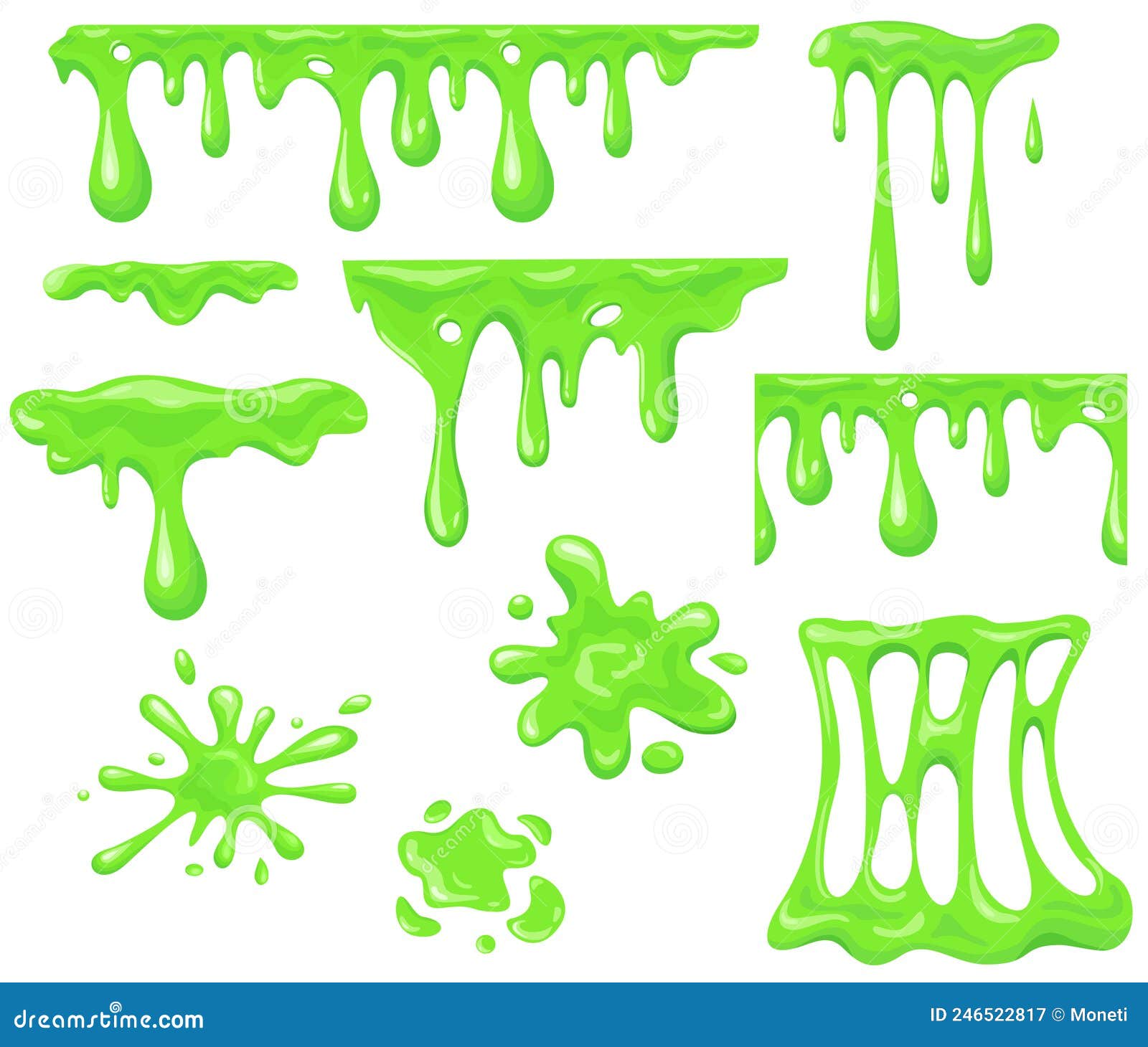 Cartoon Slime Dripping. Mucus Green Goo Drip Sticky Slimy Mucus, Liquid ... Cartoon Slime Dripping. Mucus Green Goo Drip Sticky Slimy Mucus, Liquid ...