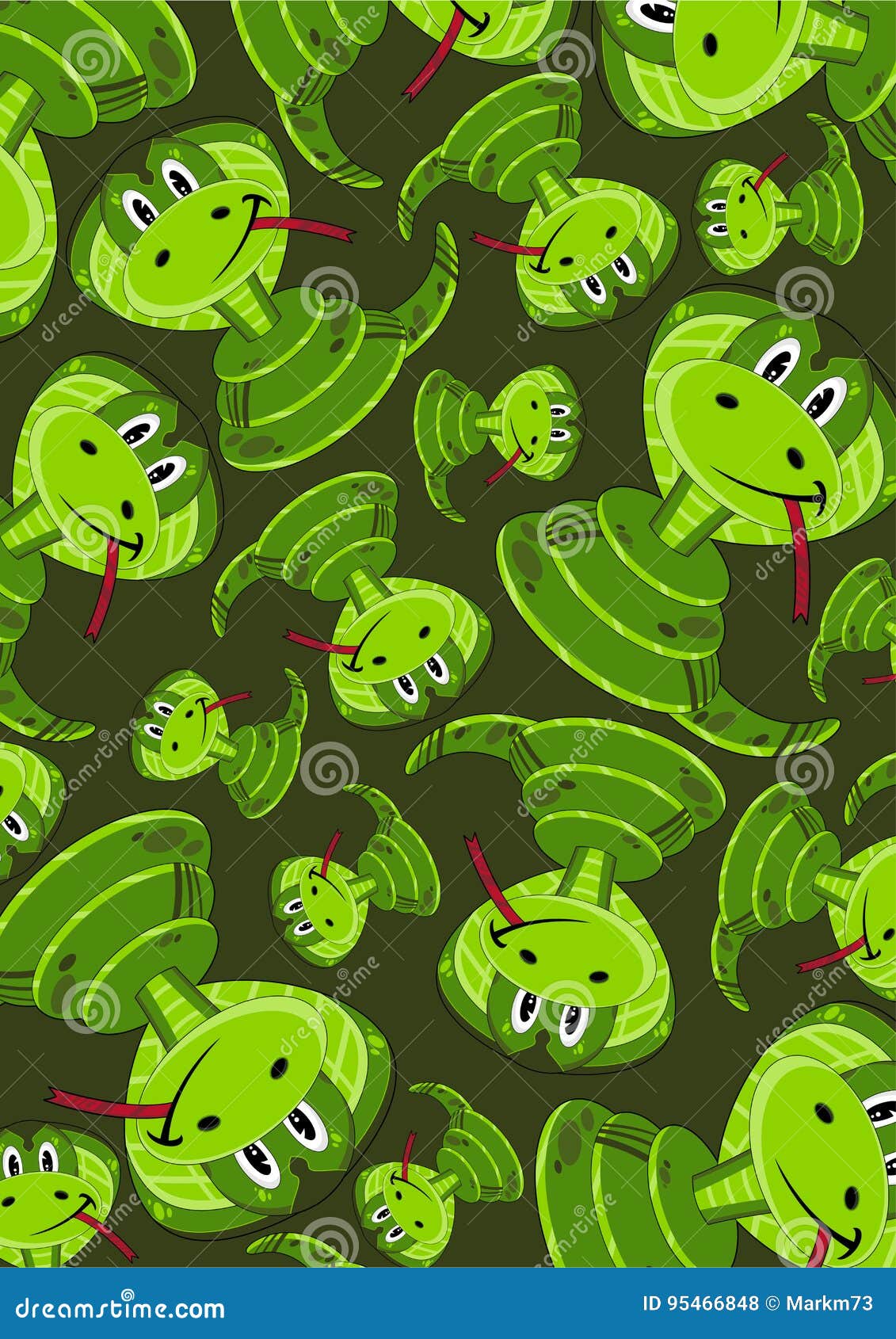 Cartoon Slippery Snake In Pot Vector Illustration | CartoonDealer.com ...