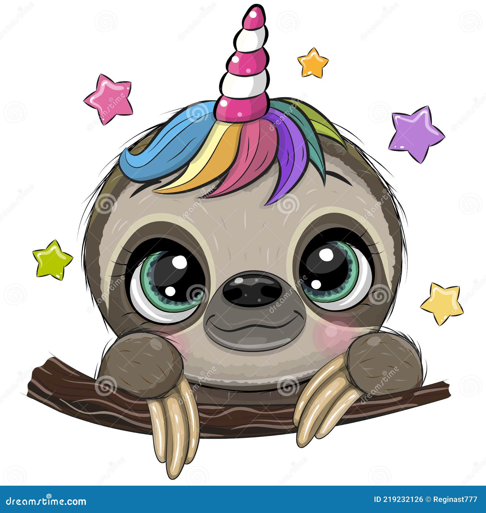 Unicorn Pug Dog With Horn And Wings Vector Cartoon Illustration ...