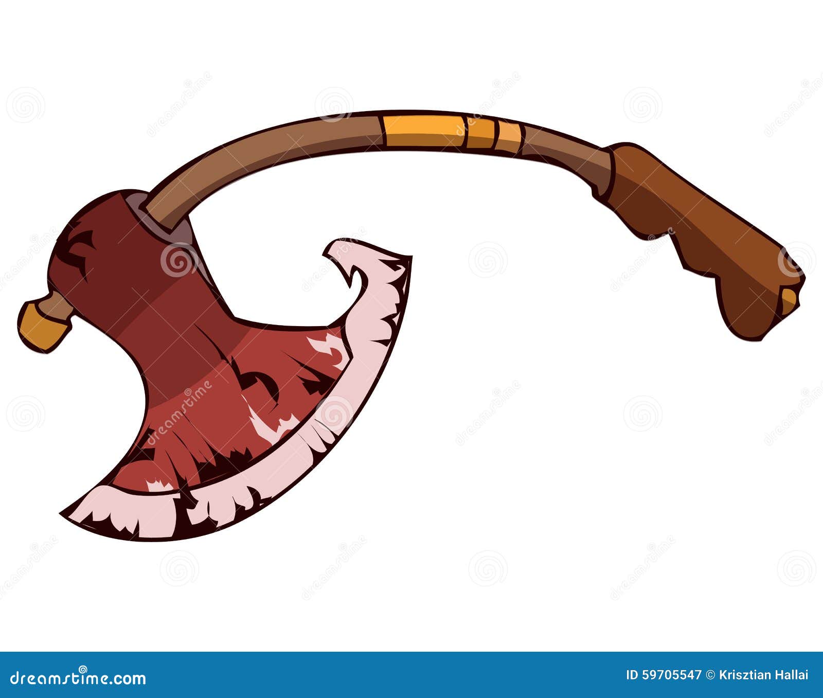 Cartoon Small Axe, Vector Illustration Stock Vector - Illustration of ...