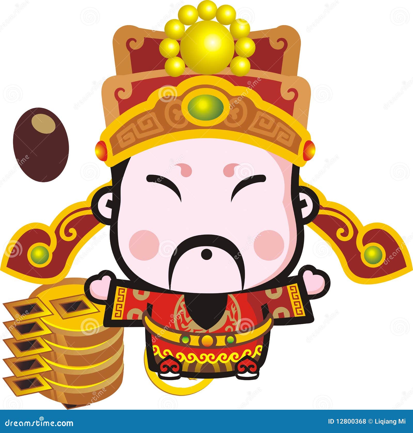 Cartoon Small Fortuna stock illustration. Illustration of fortuna ...