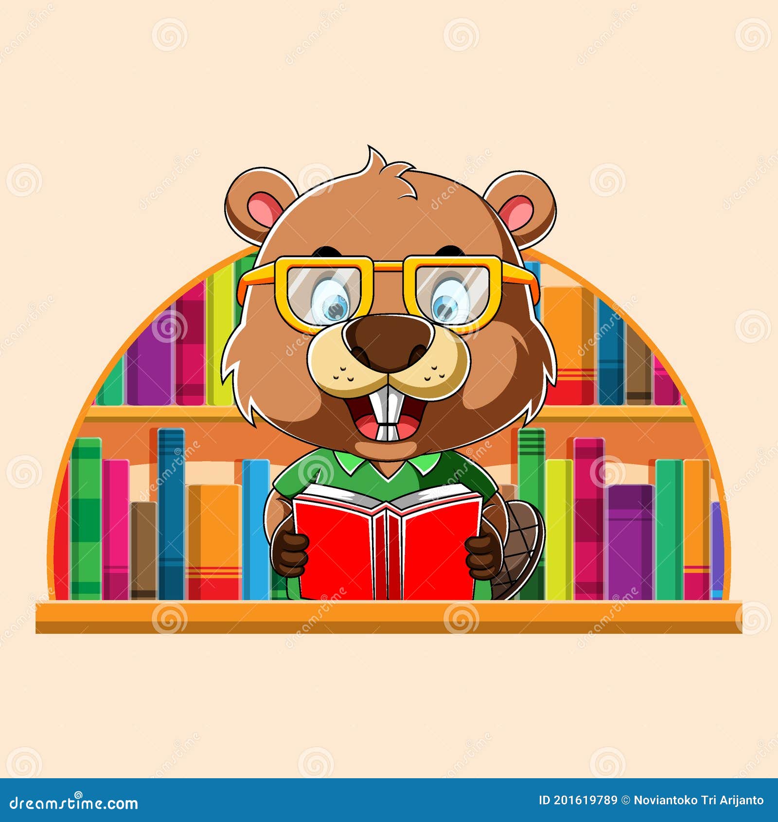 The Smart Beaver Using the Glasses for Reading and Sitting in the ...