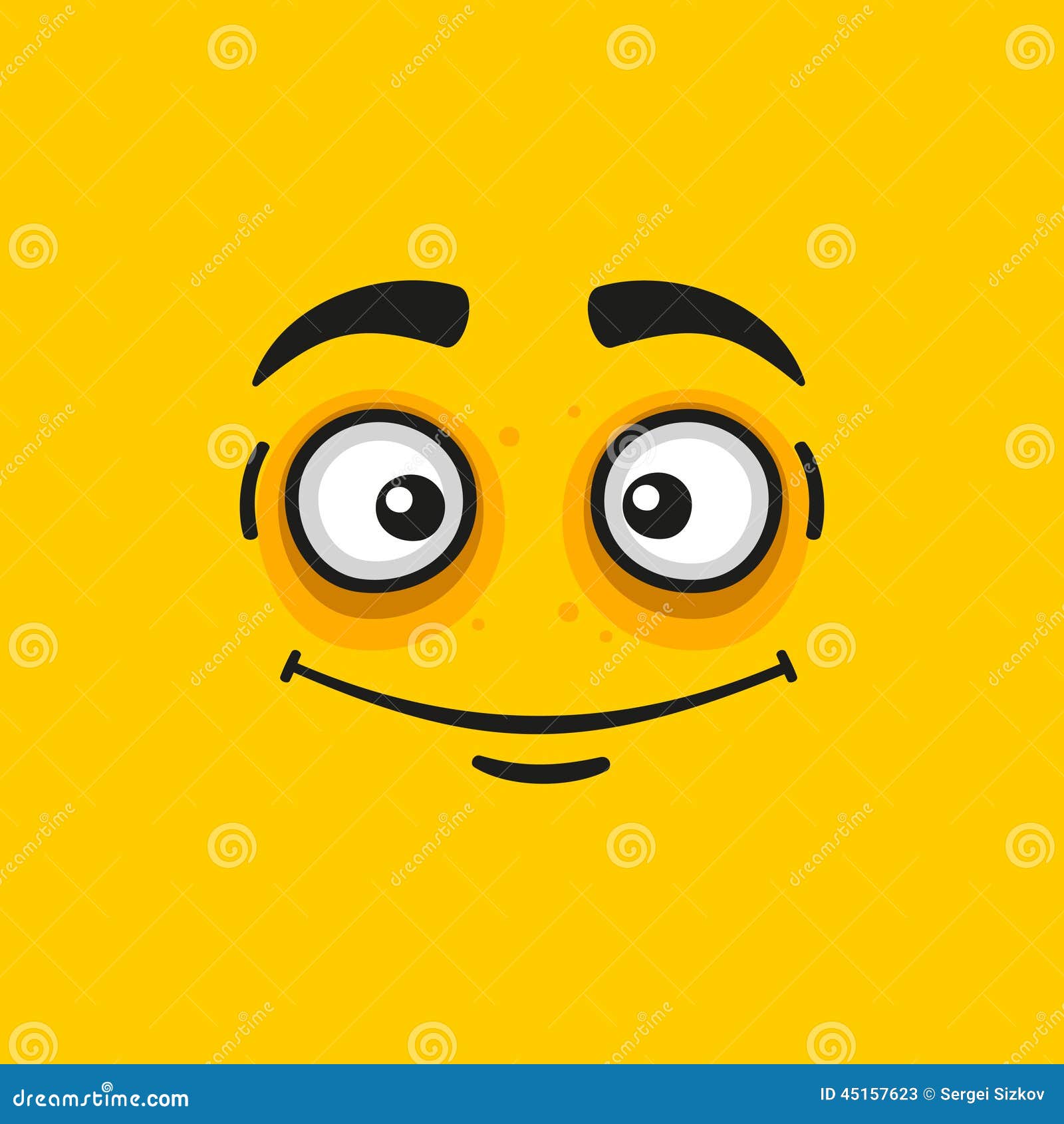 Cartoon Smile, Mouth, Lips With Teeth And Tongue. Vector Illustration ...