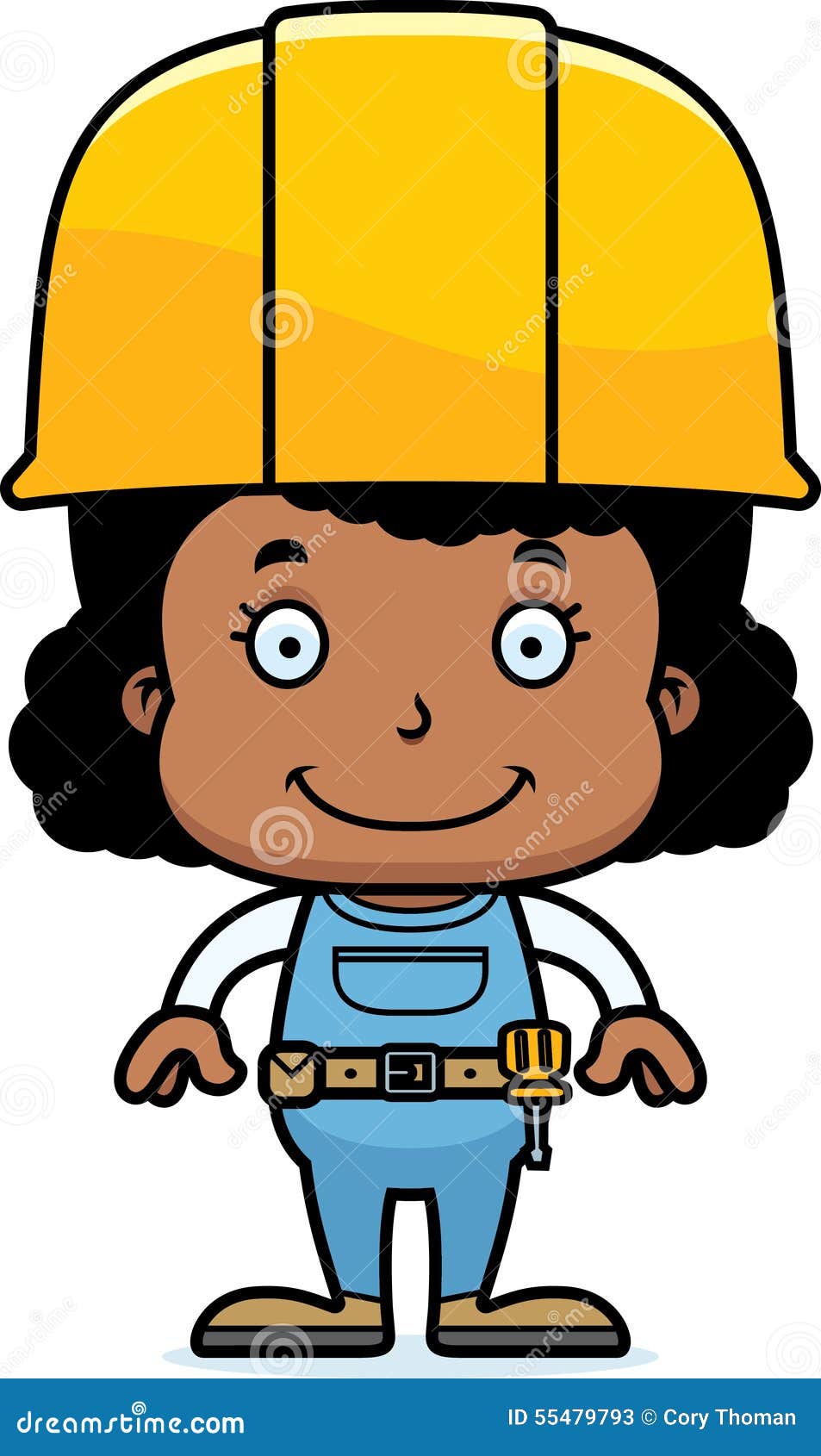 Female Construction Worker Cartoon