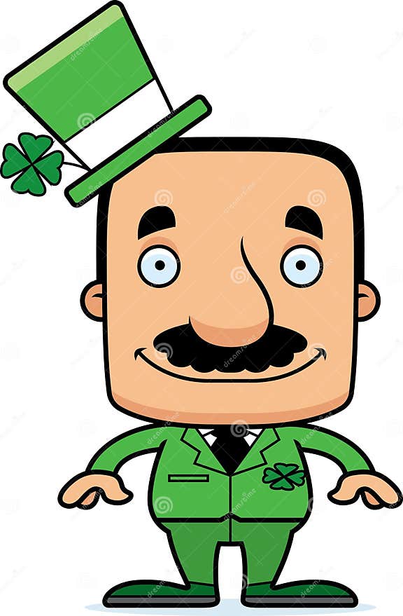 Cartoon Smiling Irish Man stock vector. Illustration of cartoon - 55343397
