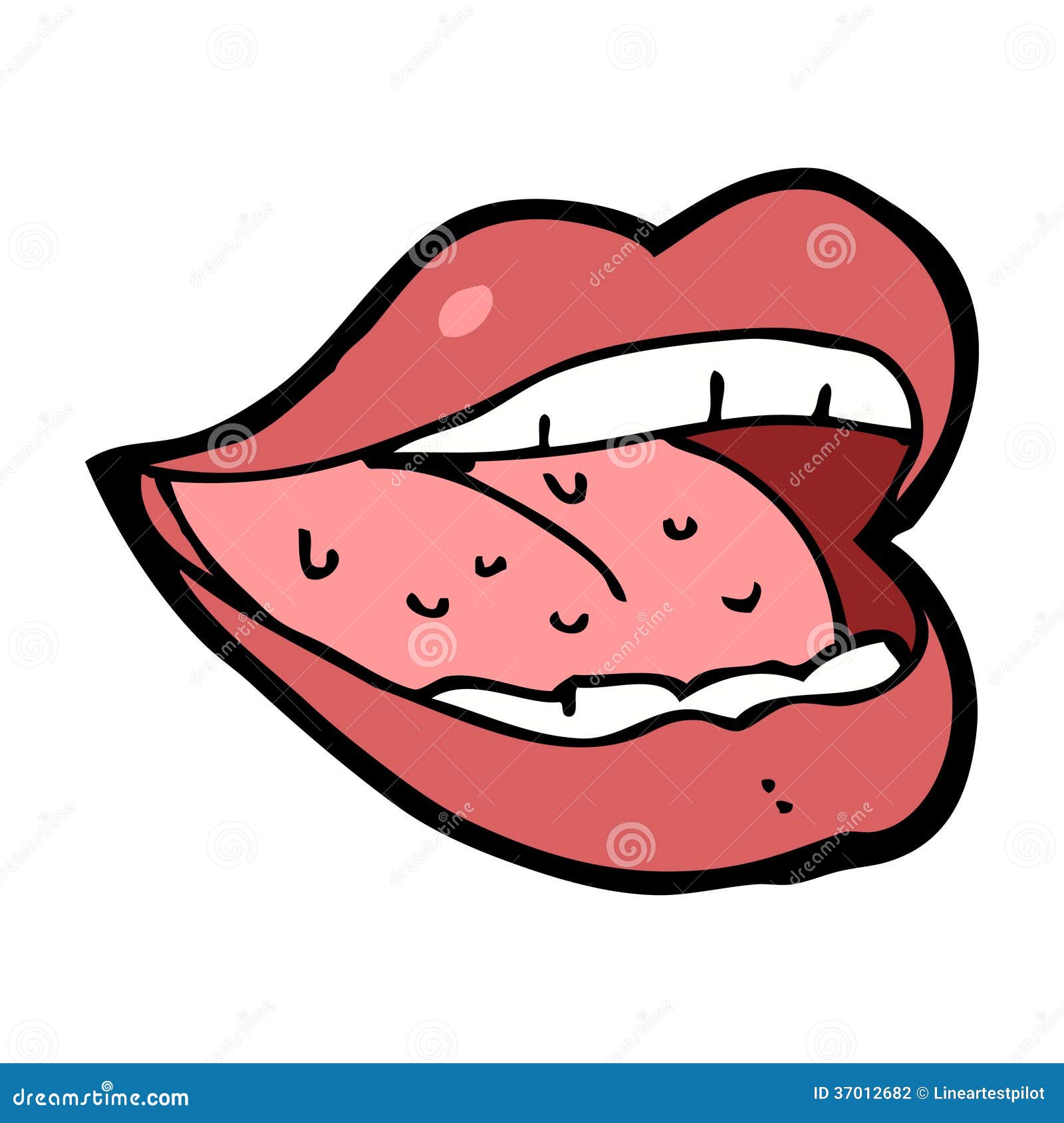 Cartoon Smiling Mouth Stock Photography - Image: 37012682