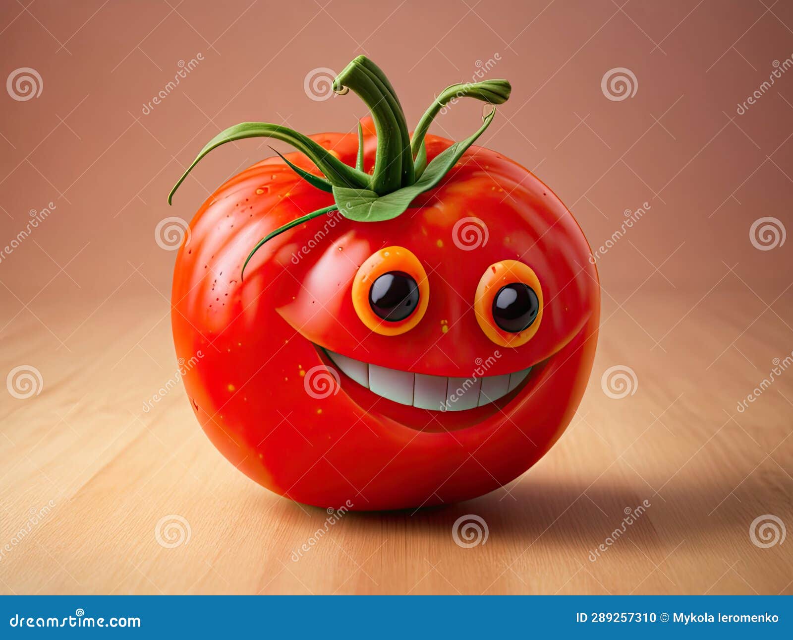 Cartoon smiling red tomato stock photo. Image of cartoon - 289257310