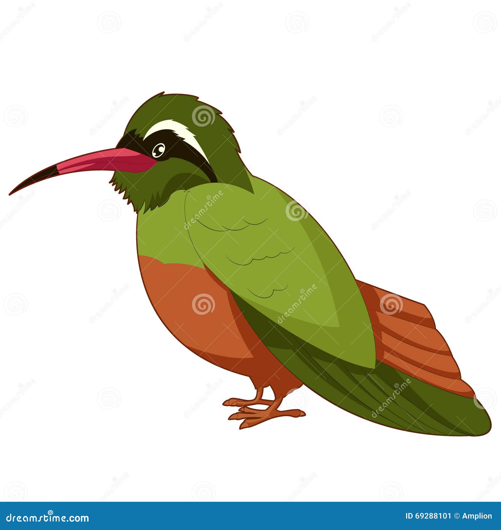 Cartoon smiling Xantus stock vector. Illustration of cute - 69288101