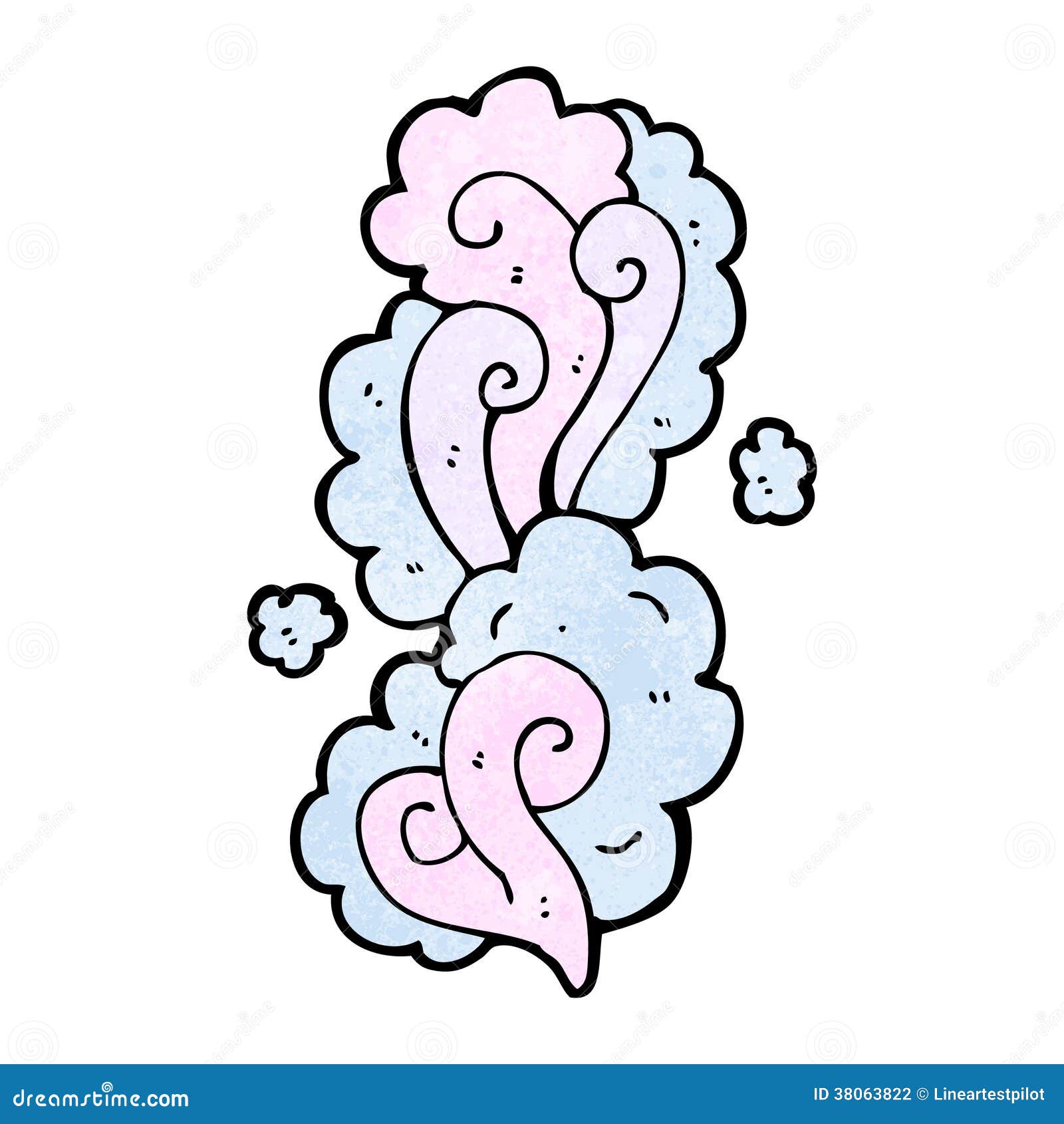 Cartoon smoke stock vector. Illustration of smoke, crazy - 38063822
