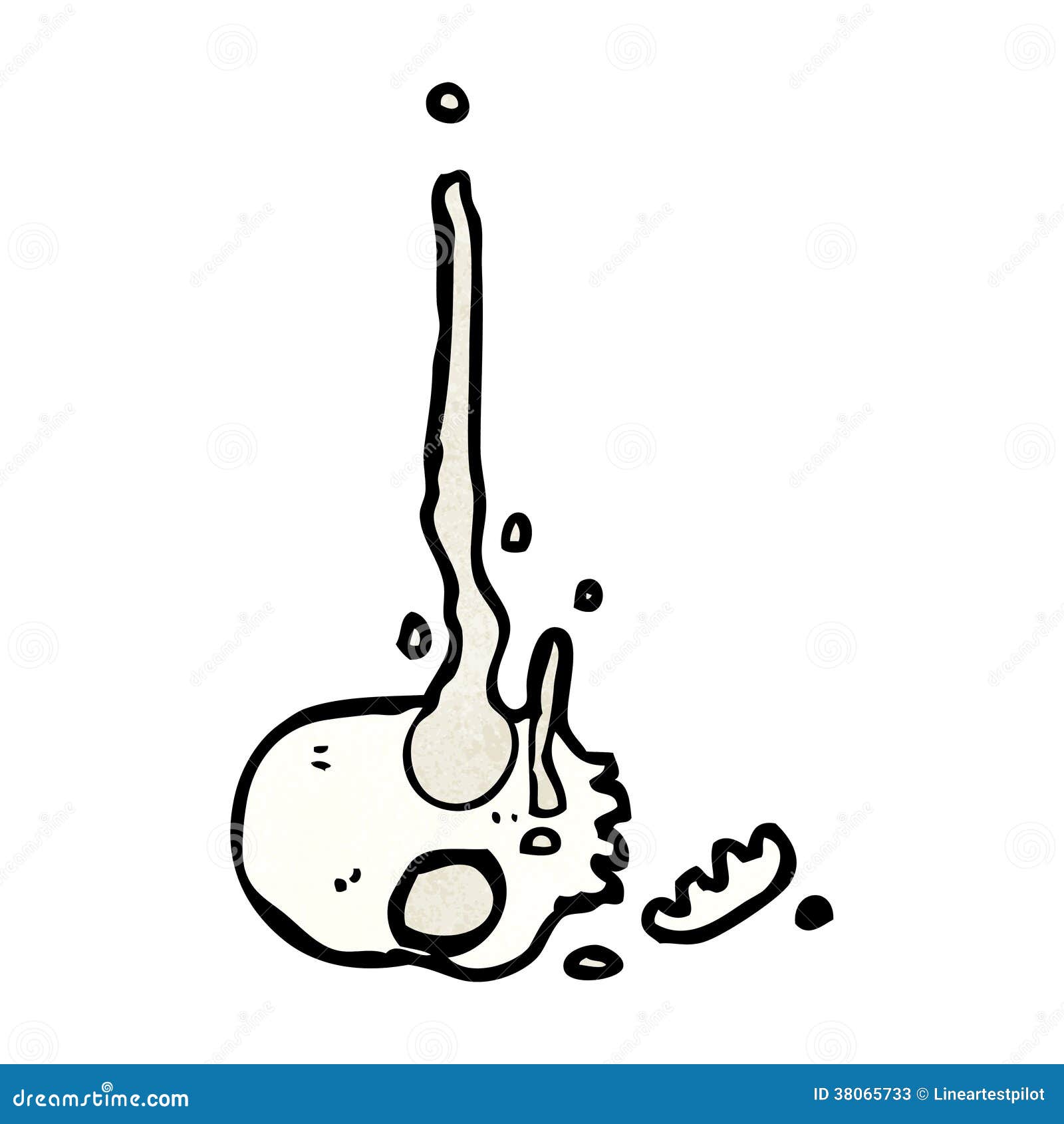 Cartoon smoking skull stock vector. Illustration of smoking - 38065733