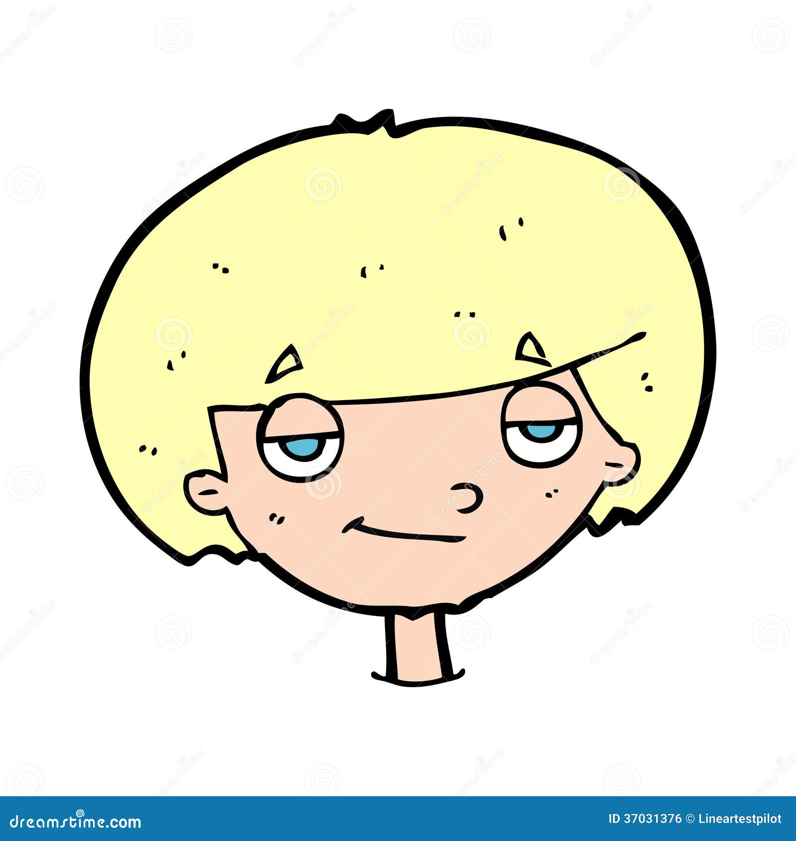 Cartoon smug looking boy stock vector. Illustration of male - 37031376