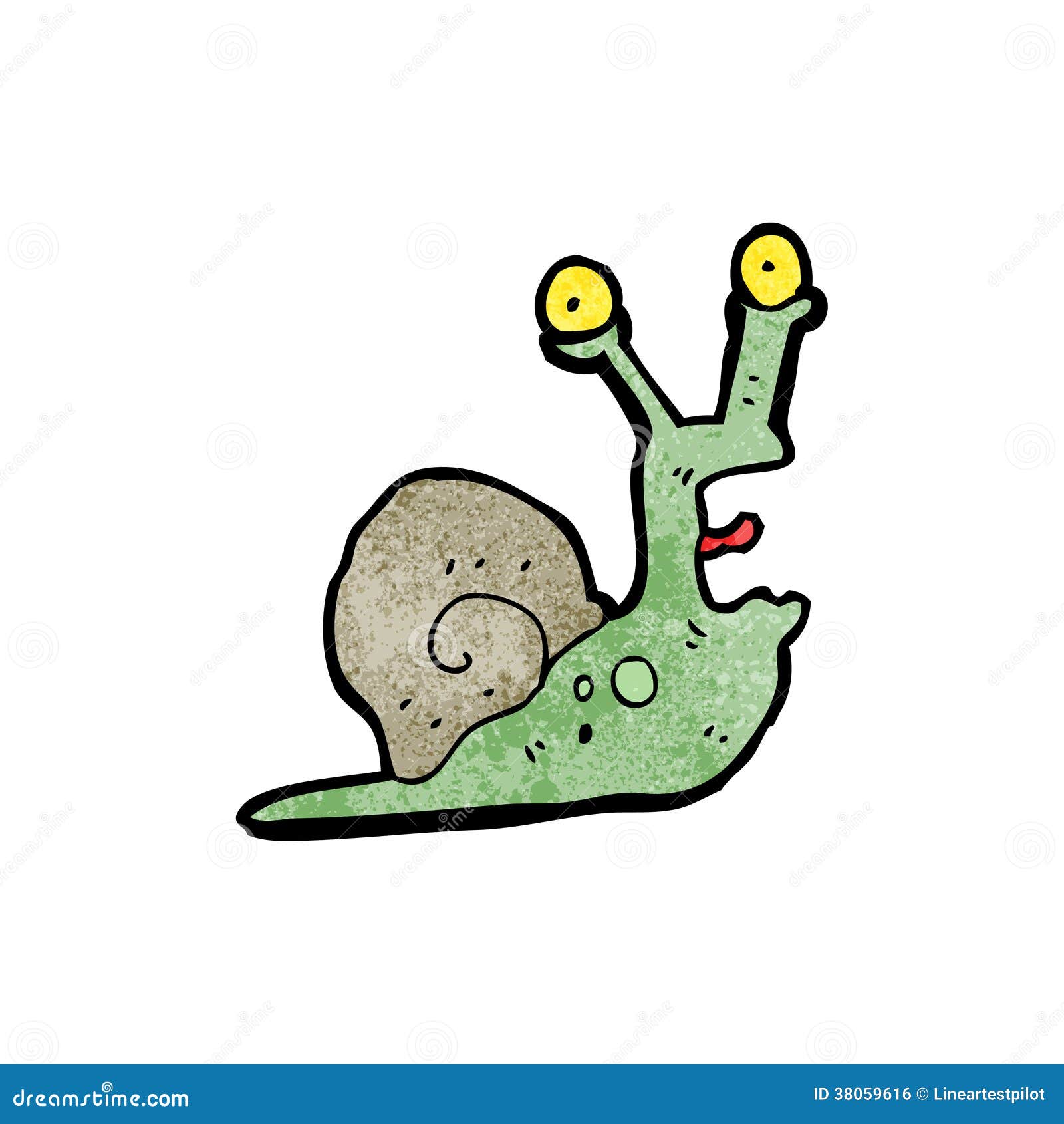 Cartoon snail stock vector. Illustration of character - 38059616