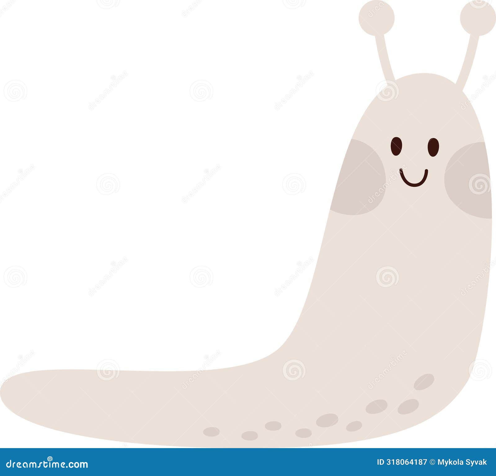 Cartoon Snail Insect stock vector. Illustration of vector - 318064187