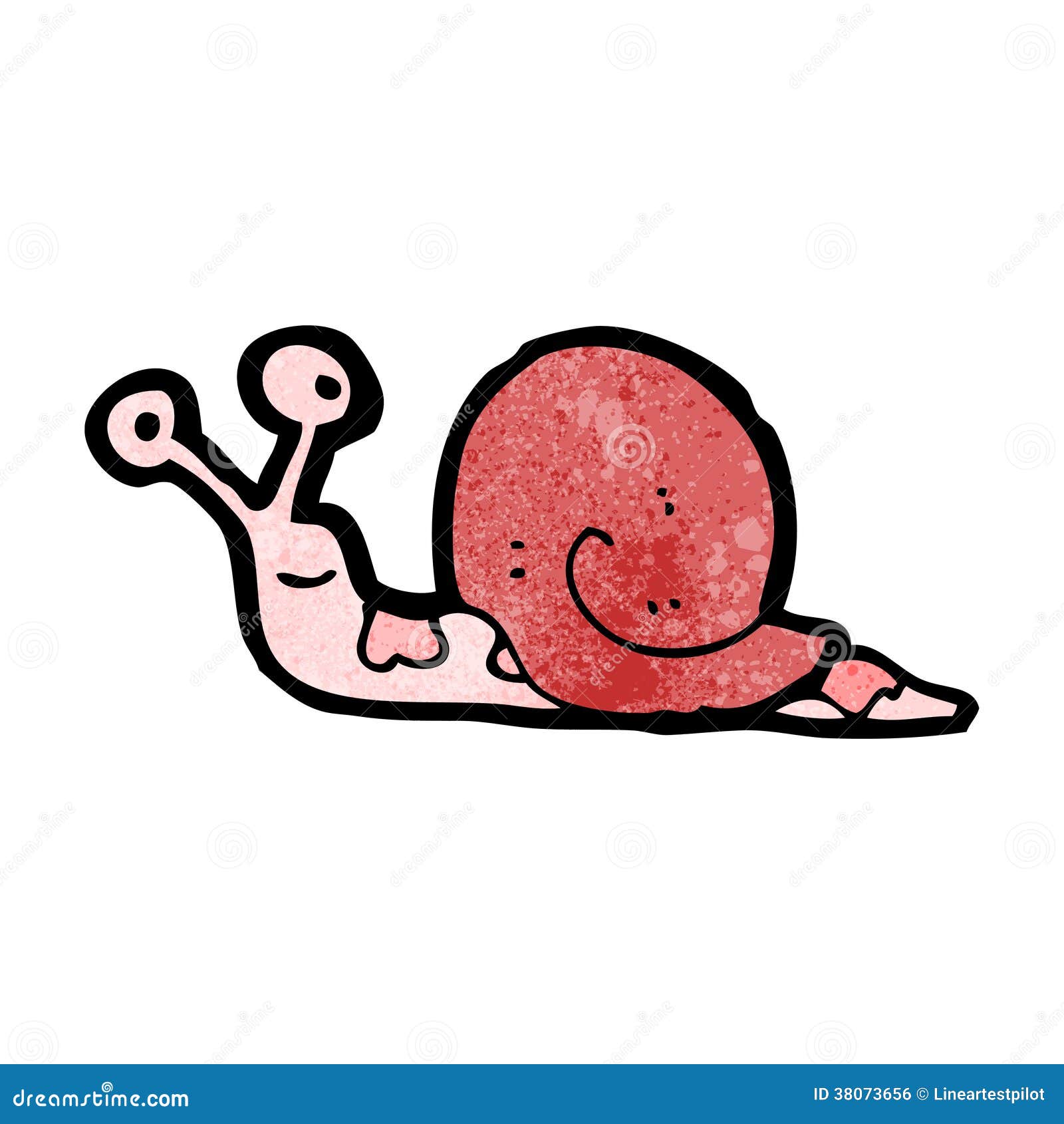 Cartoon snail stock illustration. Illustration of funny - 38073656