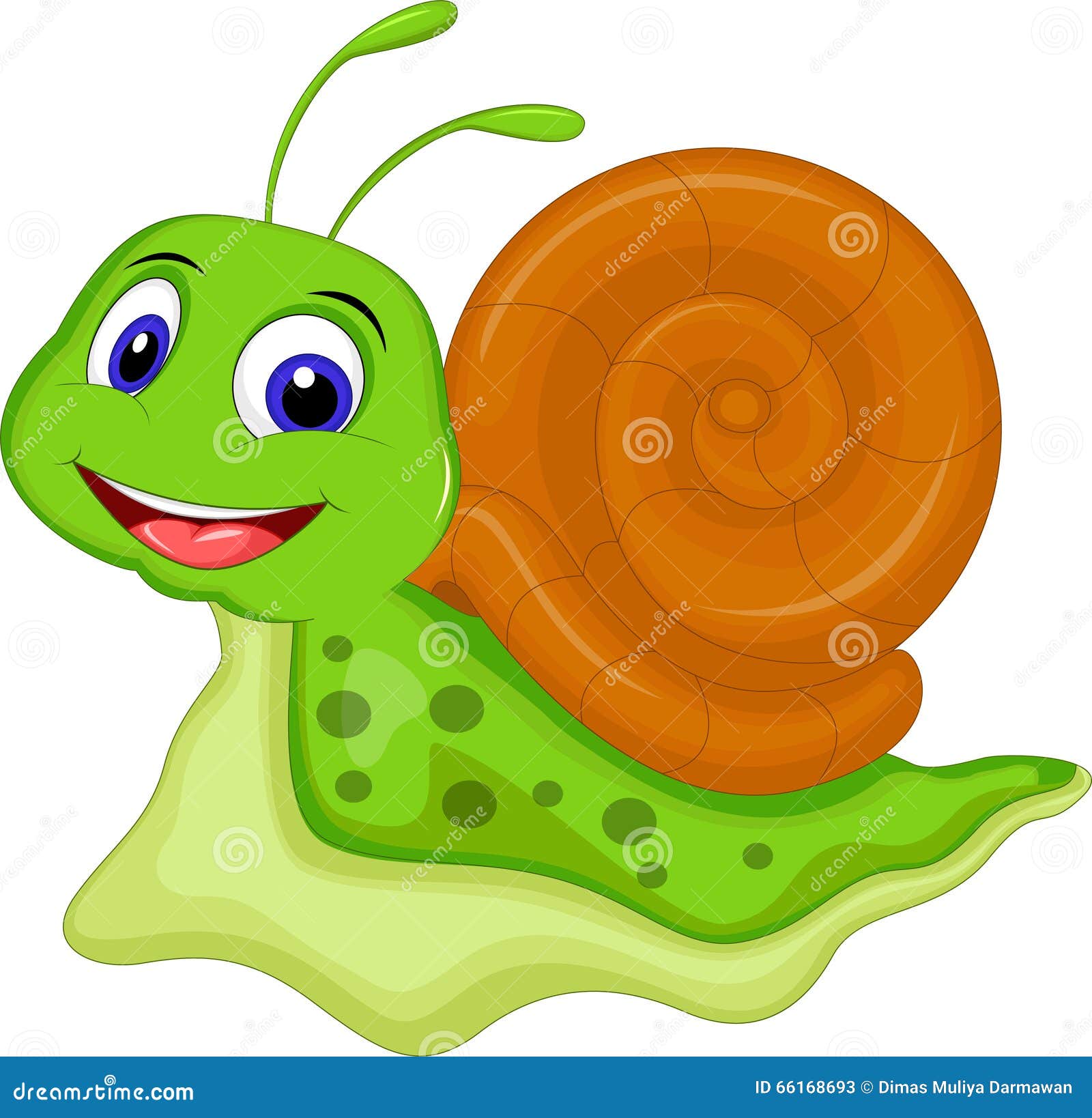 Cartoon Snail for You Design Stock Illustration - Illustration of ...