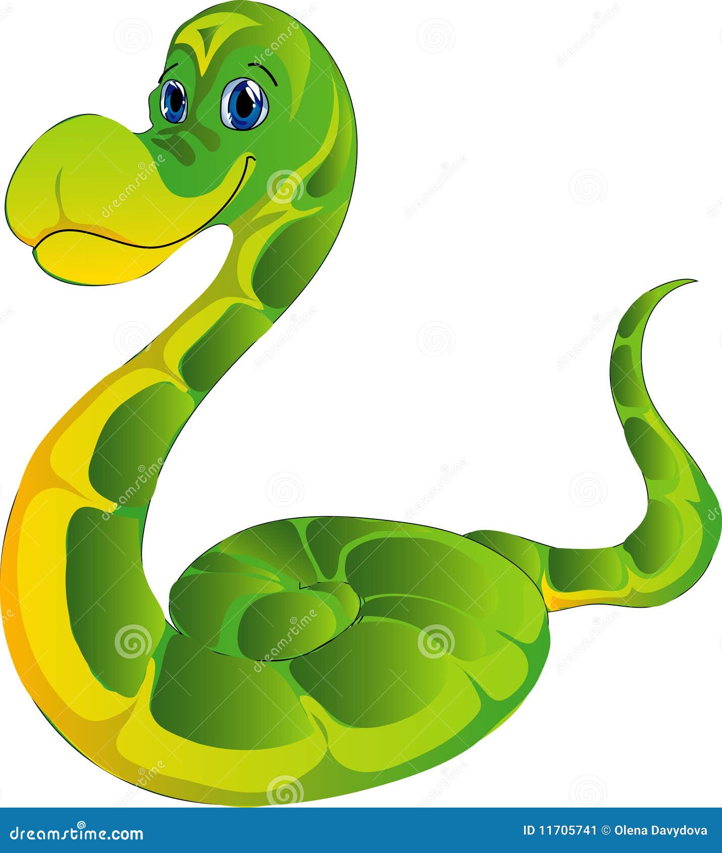Cartoon Snake Hanging On Blank Sign. Royalty-Free Stock Photo ...