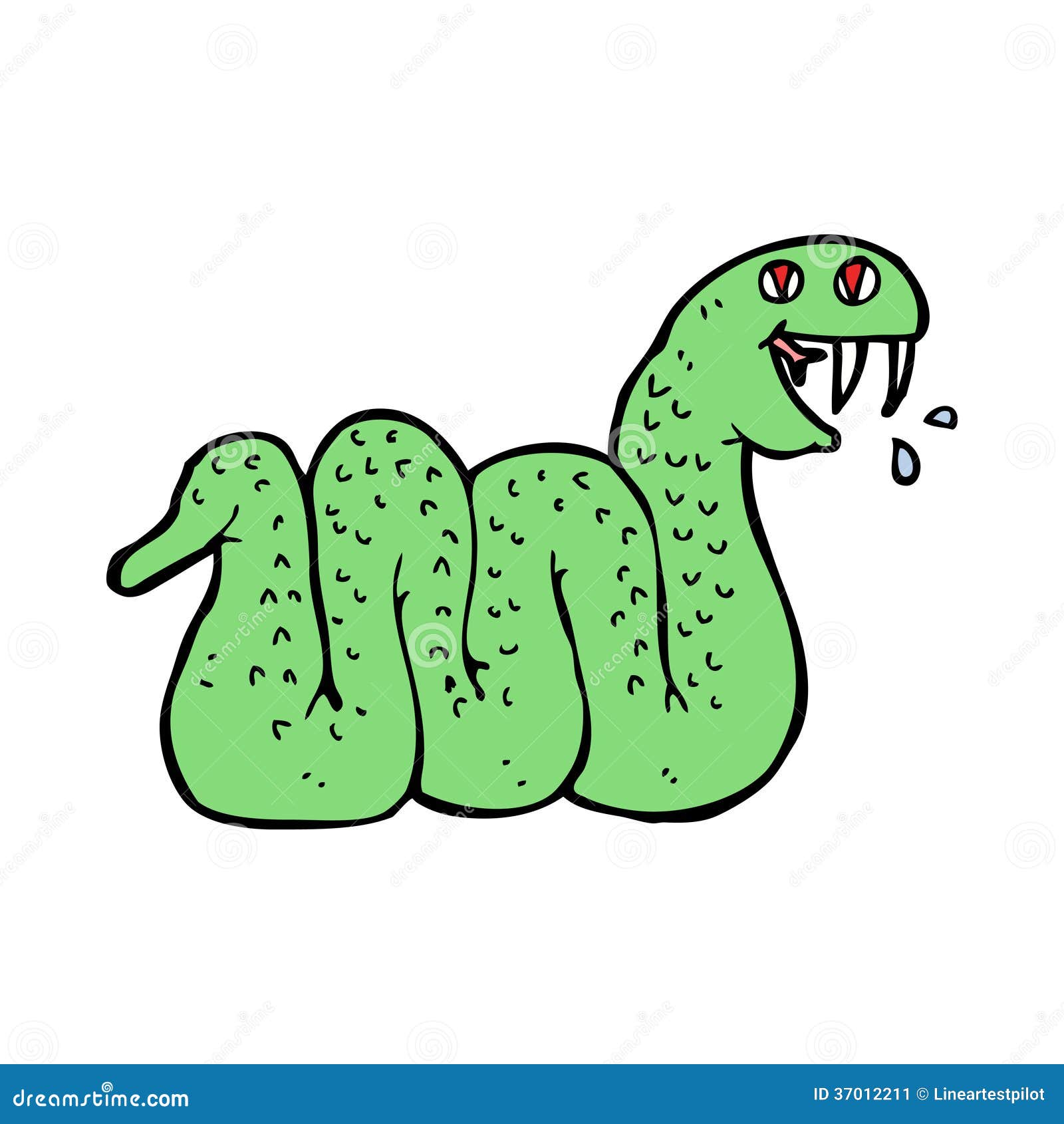 Cartoon snake stock vector. Illustration of design, snake - 37012211