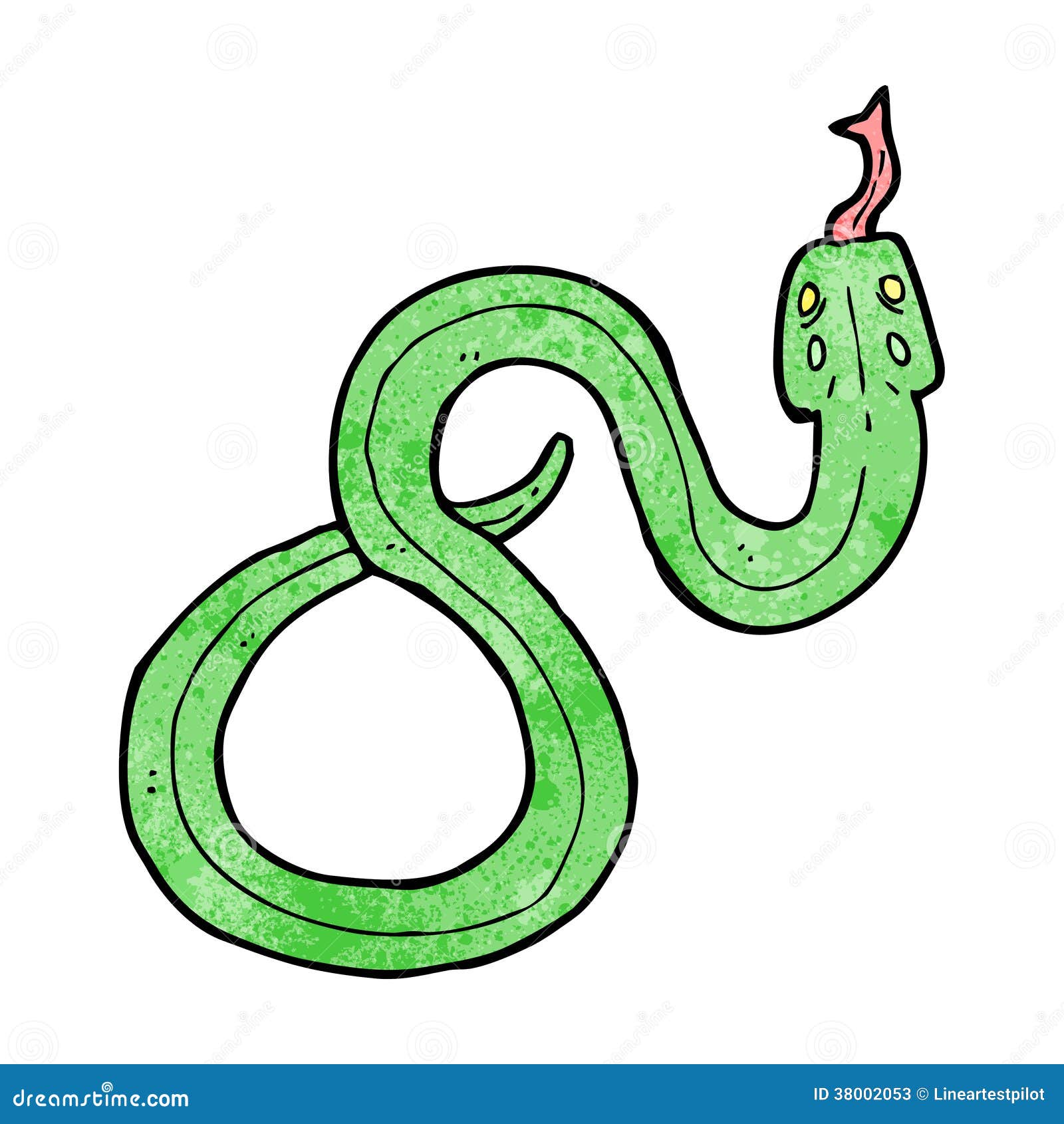 Cartoon snake stock vector. Illustration of doodle, clip - 38002053