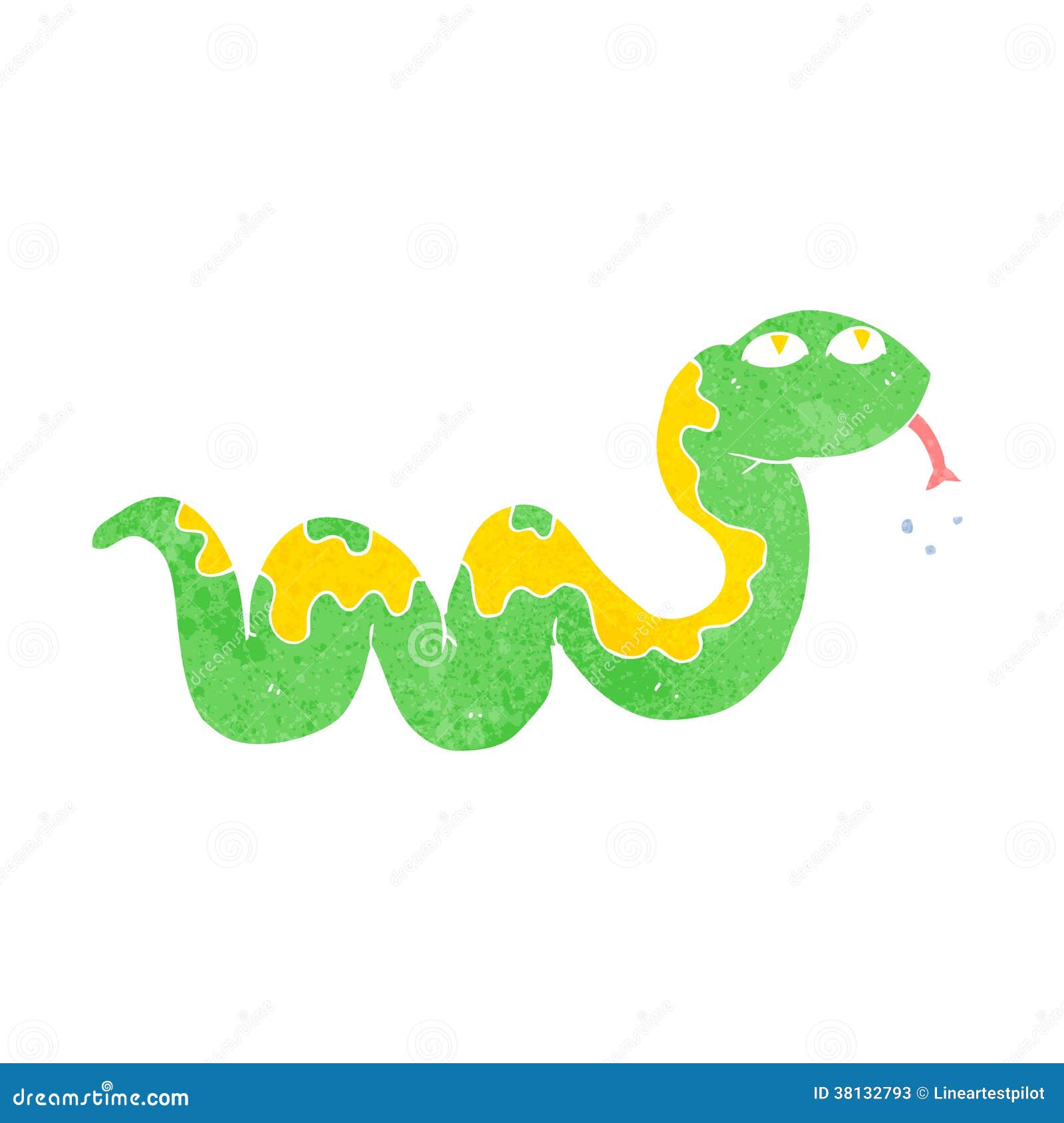 Cartoon snake stock illustration. Illustration of character - 38132793
