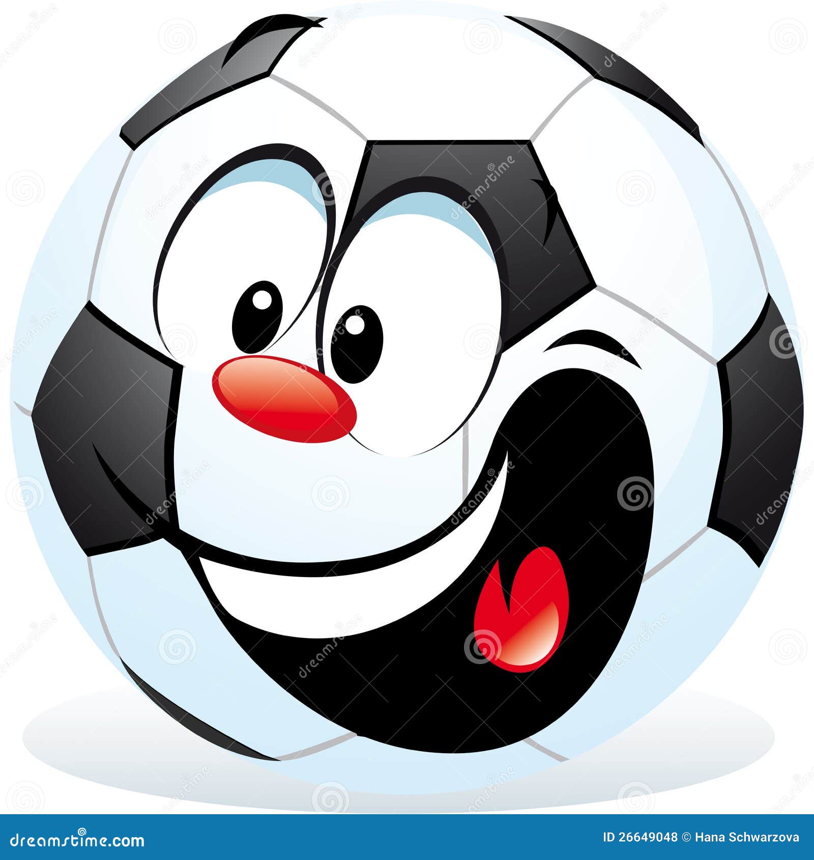 Cartoon soccer stock vector. Illustration of character - 26649048