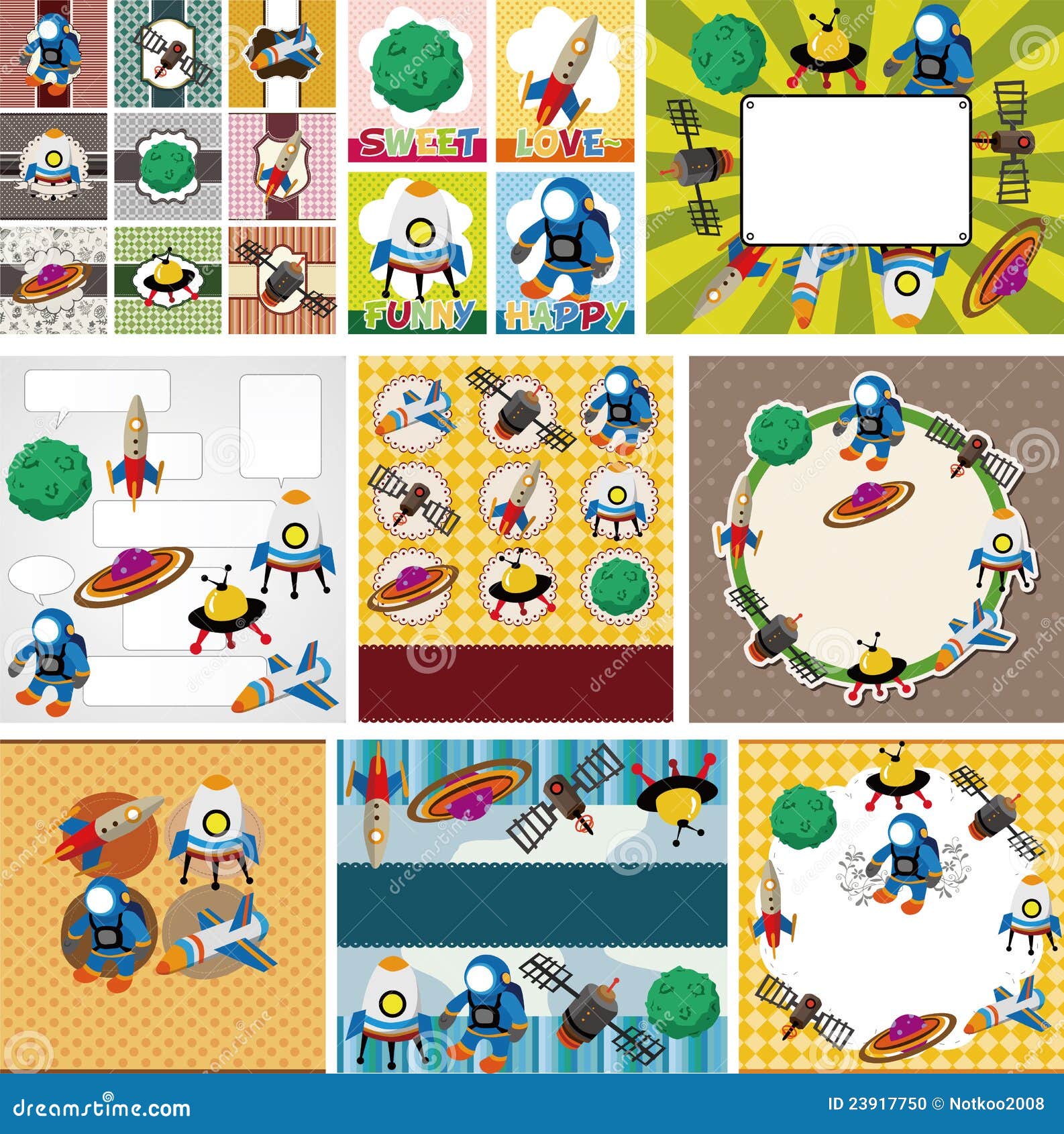 Space Card Design Royalty-Free Stock Image | CartoonDealer.com #267134548