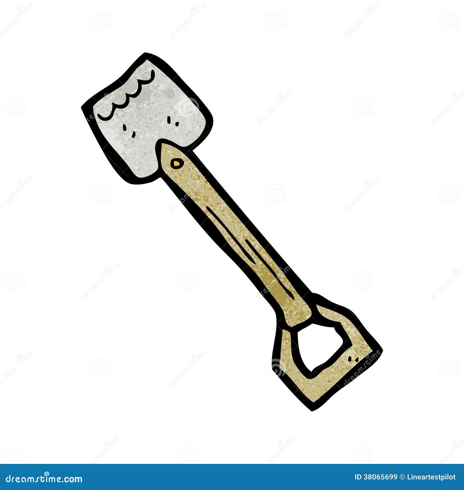Cartoon spade stock vector. Illustration of artwork, quirky - 38065699