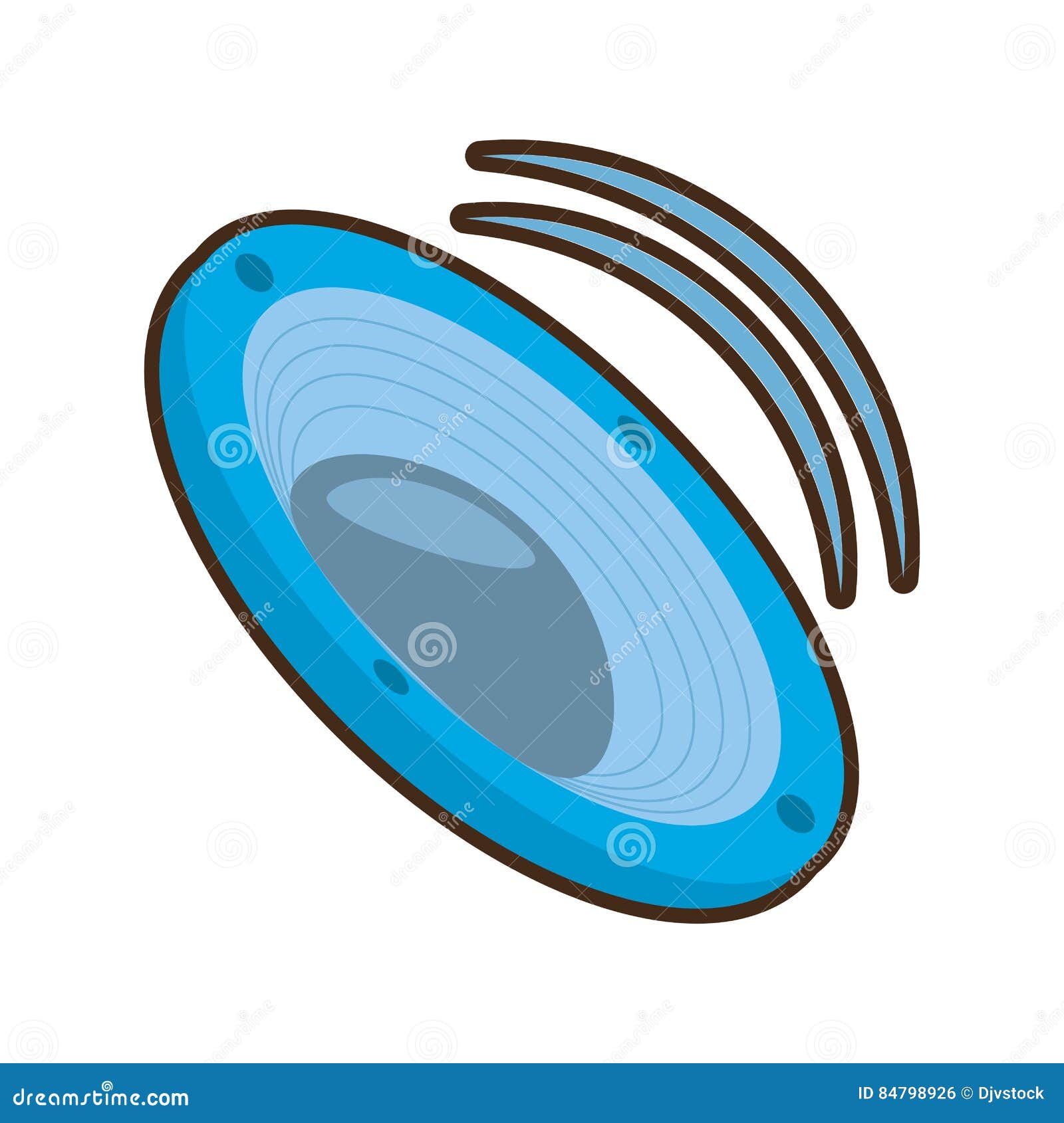 Cartoon Speaker Audio Sound Volume Stock Vector - Illustration of ...