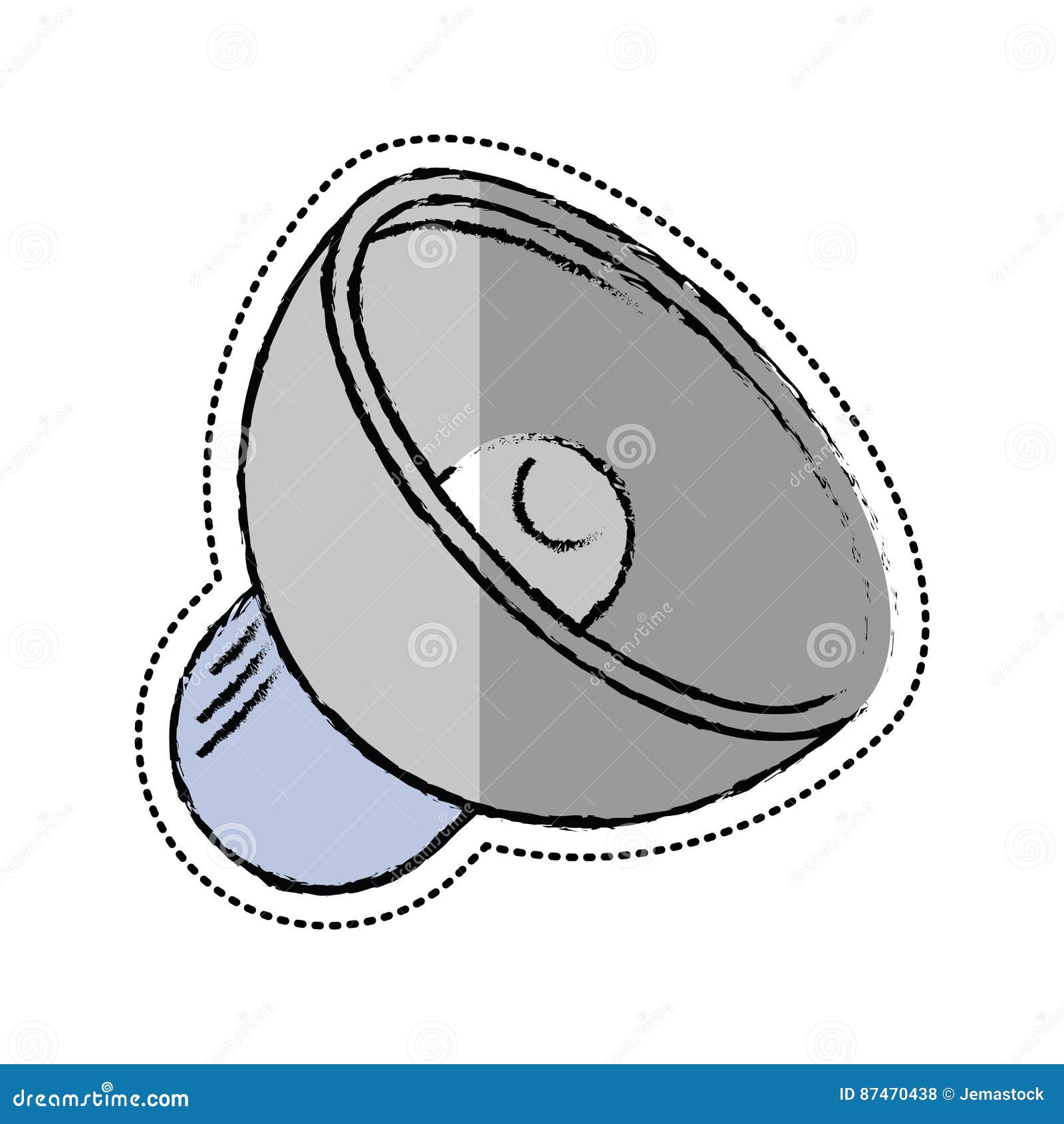 Cartoon Speaker Sound Volume Icon Stock Vector - Illustration of ...