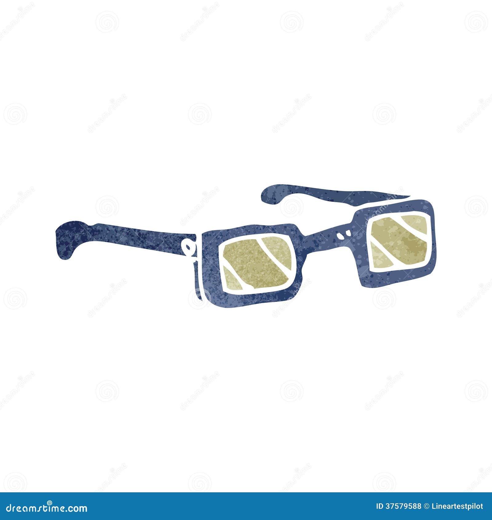 Cartoon spectacles stock vector. Illustration of hand - 37579588