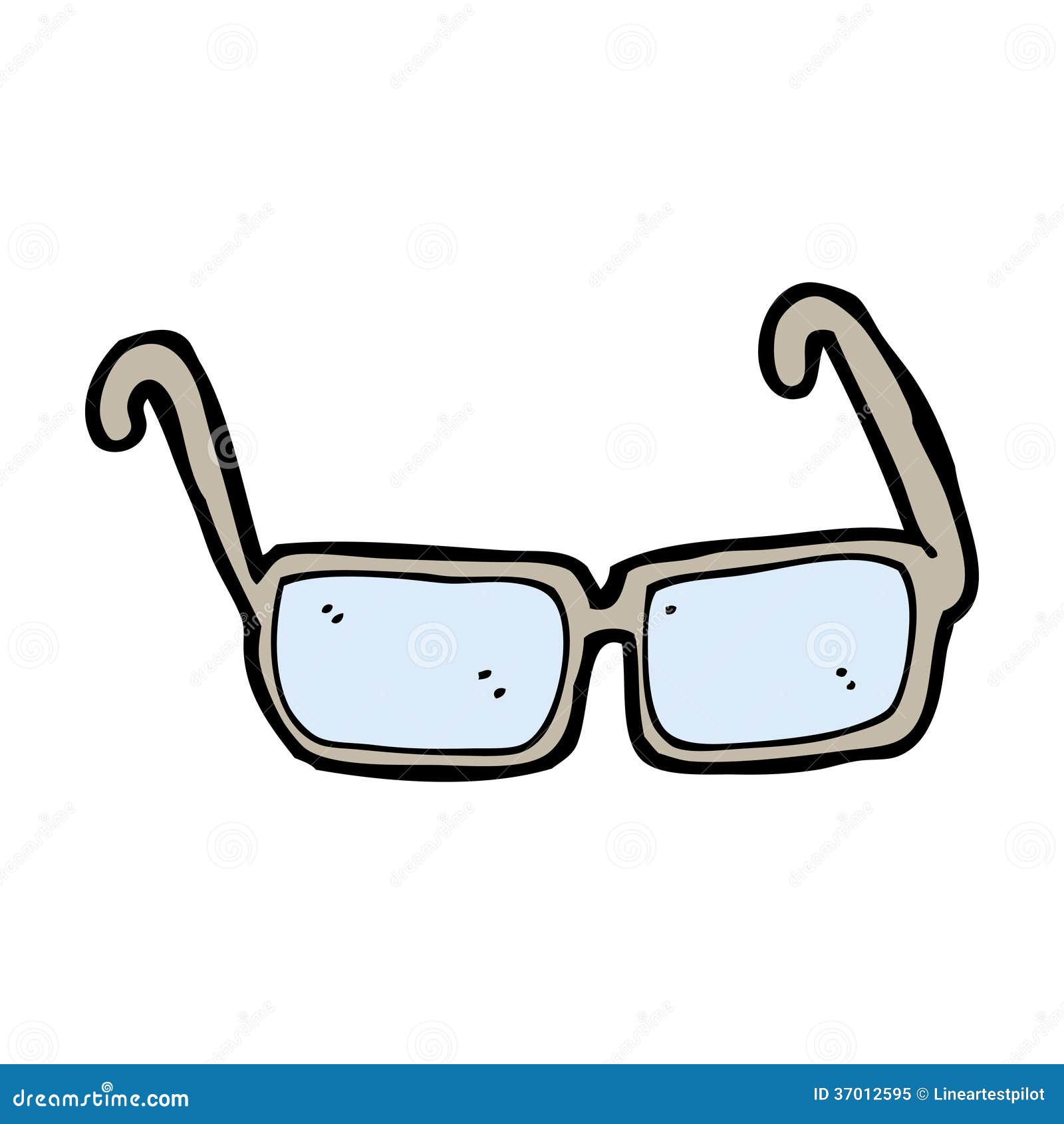 Cartoon spectacles stock vector. Illustration of doodle - 37012595