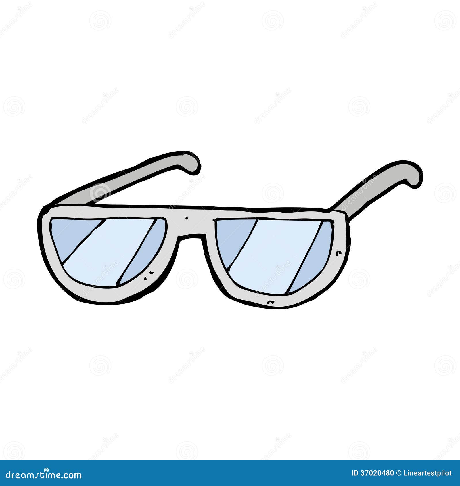Cartoon spectacles stock vector. Illustration of drawn - 37020480