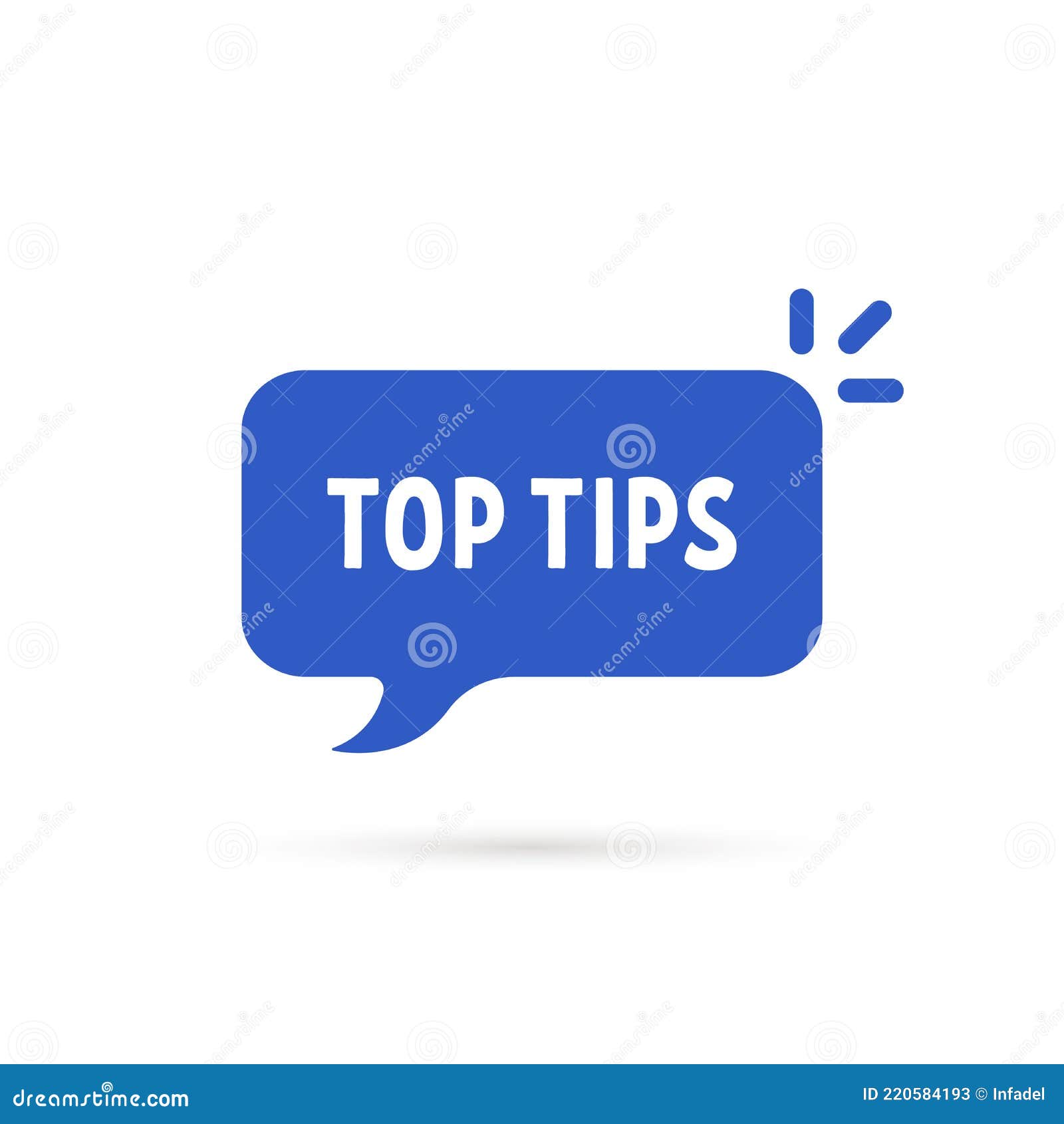 Cartoon Speech Bubble Like Top Tips Stock Vector - Illustration of ...