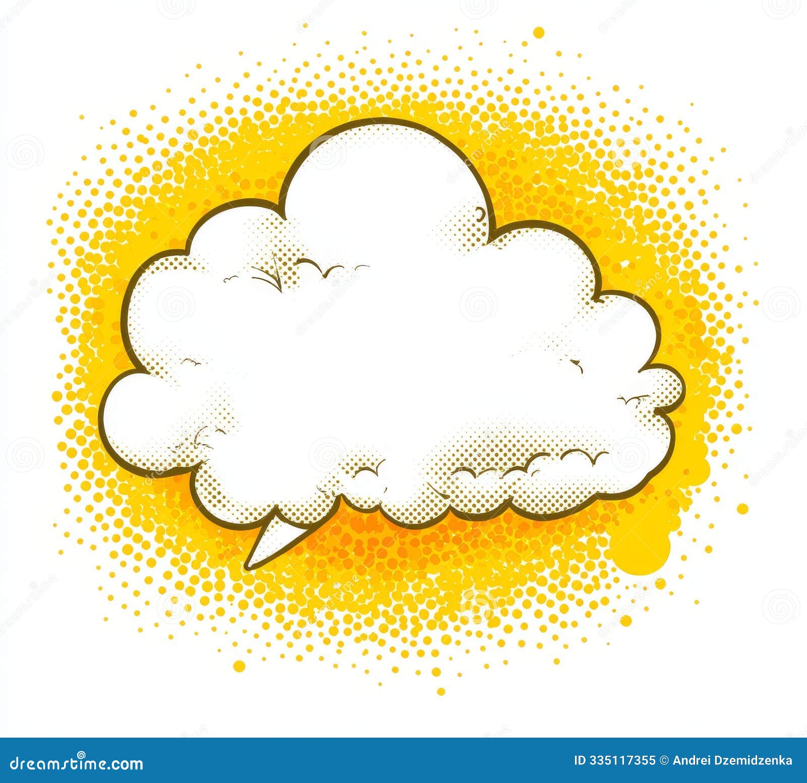 A Cartoon Speech Bubble in the Style of a Comic Book and a Comic Book ...